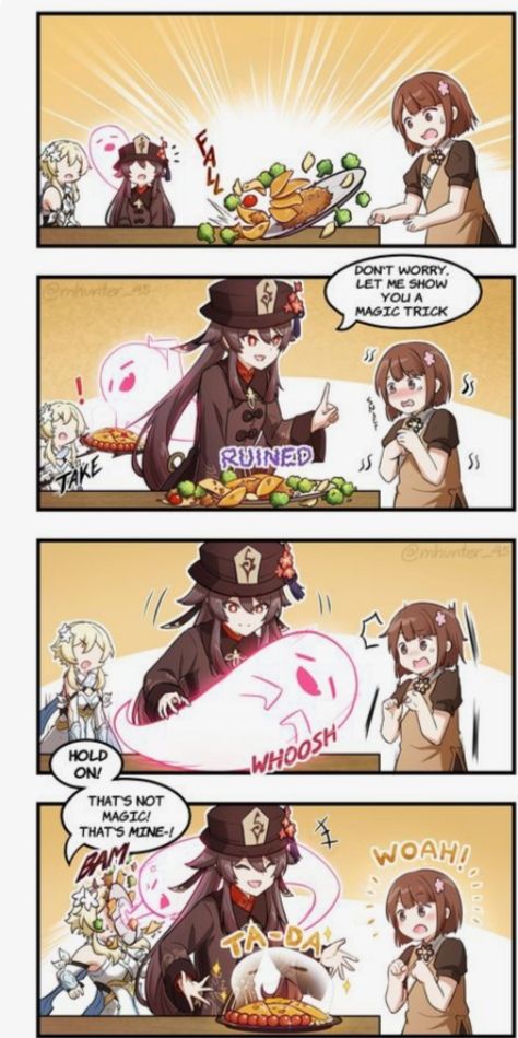 Hu Tao and her magic trick 😅 Genshin Impact | HoYoLAB