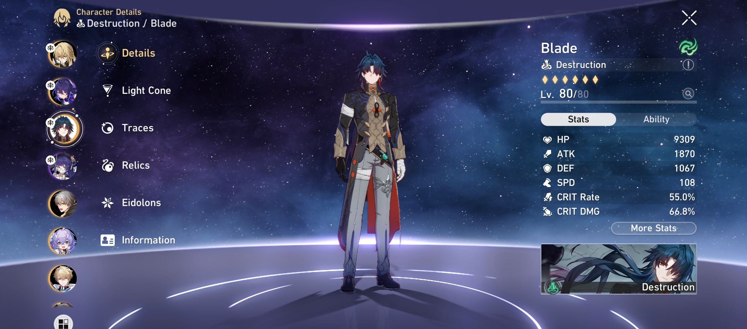 Follow-up to Blade, now to build him Honkai: Star Rail | HoYoLAB