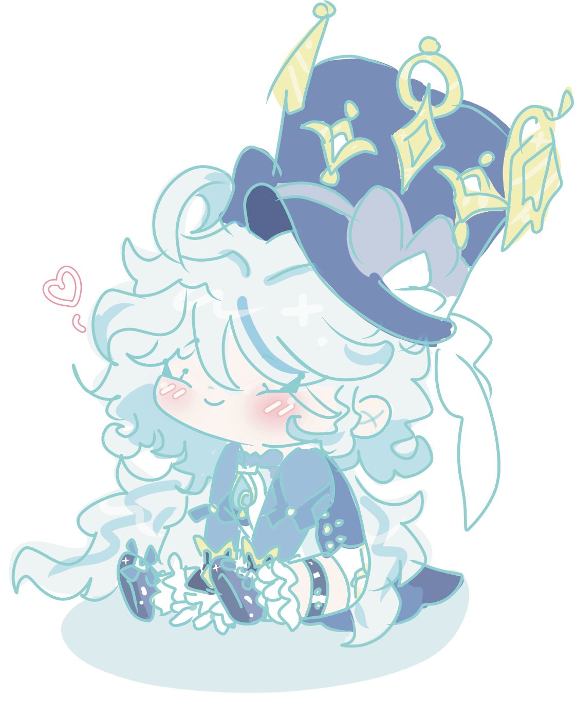 Chibi Focalors Fanart Genshin Impact | HoYoLAB