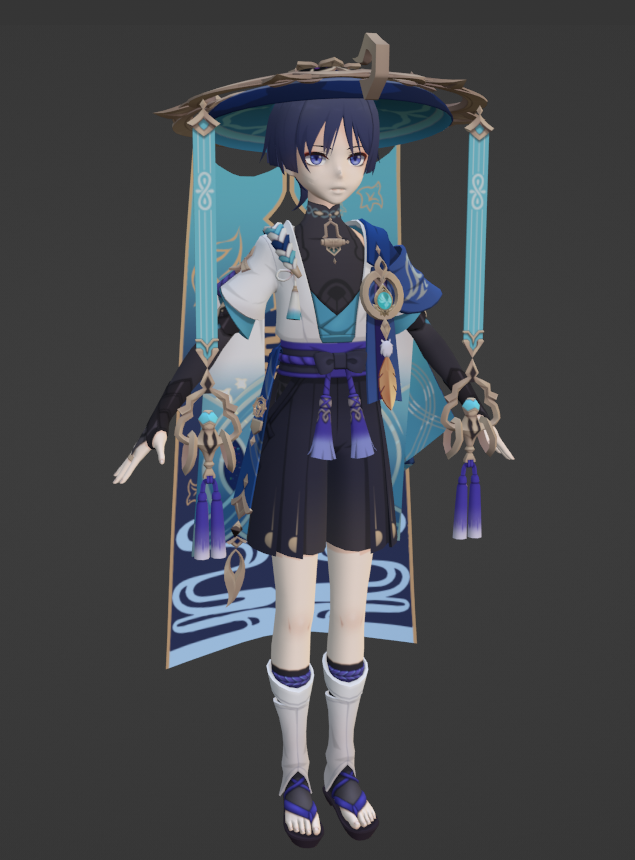 Scaramouche model edit Genshin Impact | HoYoLAB