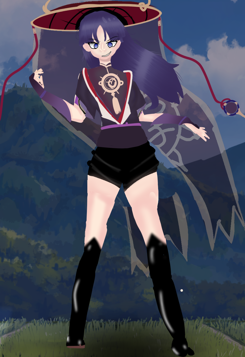 Female scaramouche + Swag outfit, don’t ask why. | HoYoLAB