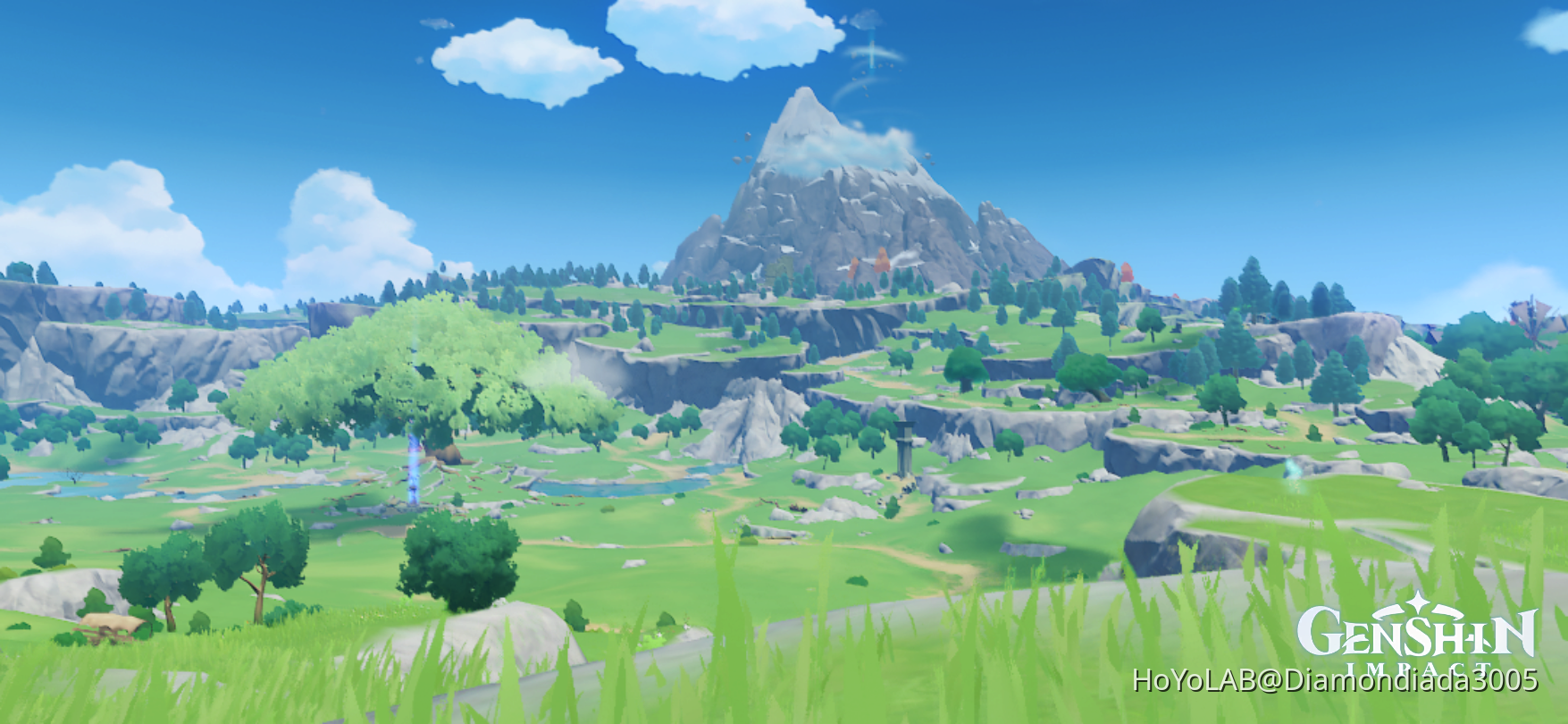 Legendary Monstadt view. Genshin Impact | HoYoLAB