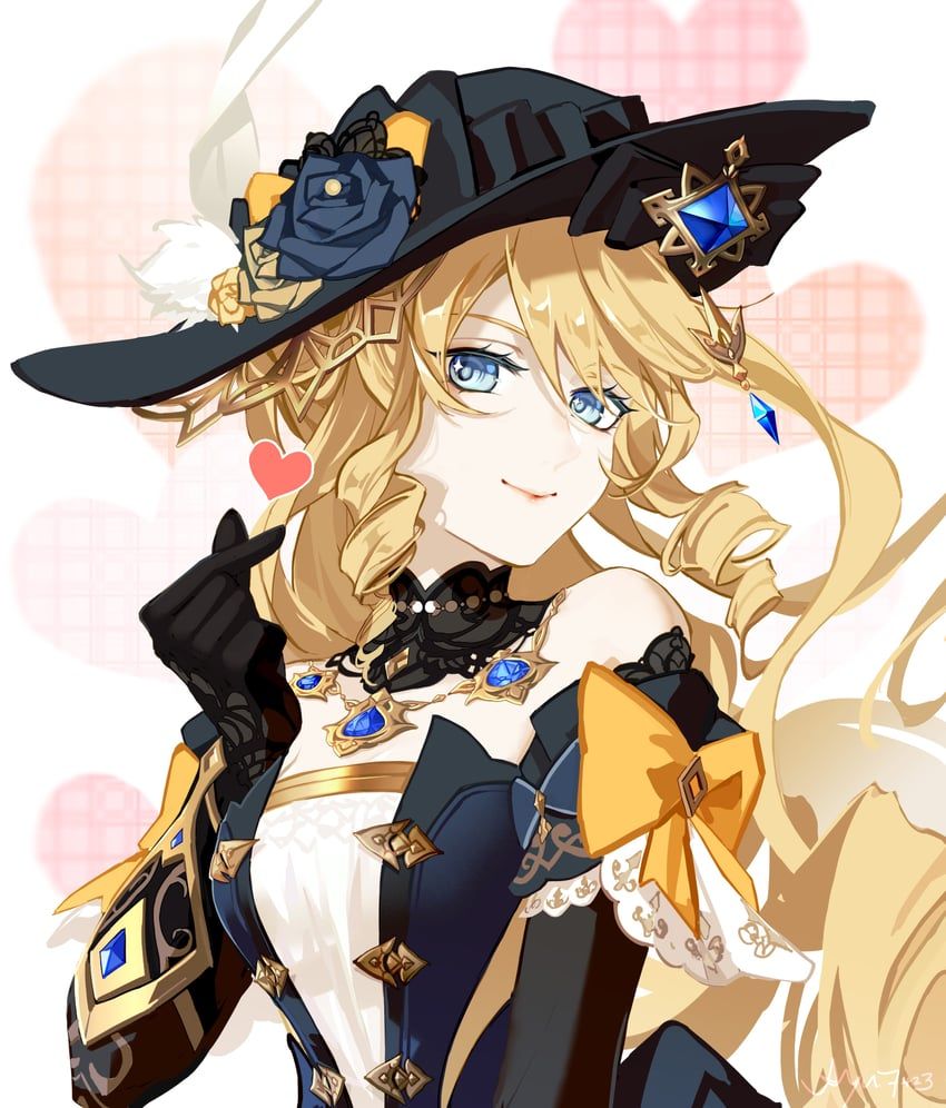 She’s so dreamy fr💛🖤🩵 Genshin Impact | HoYoLAB