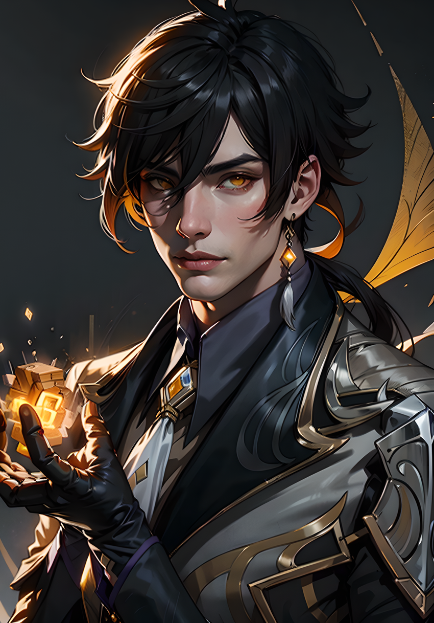 Zhongli ai realistic fanart Genshin Impact | HoYoLAB