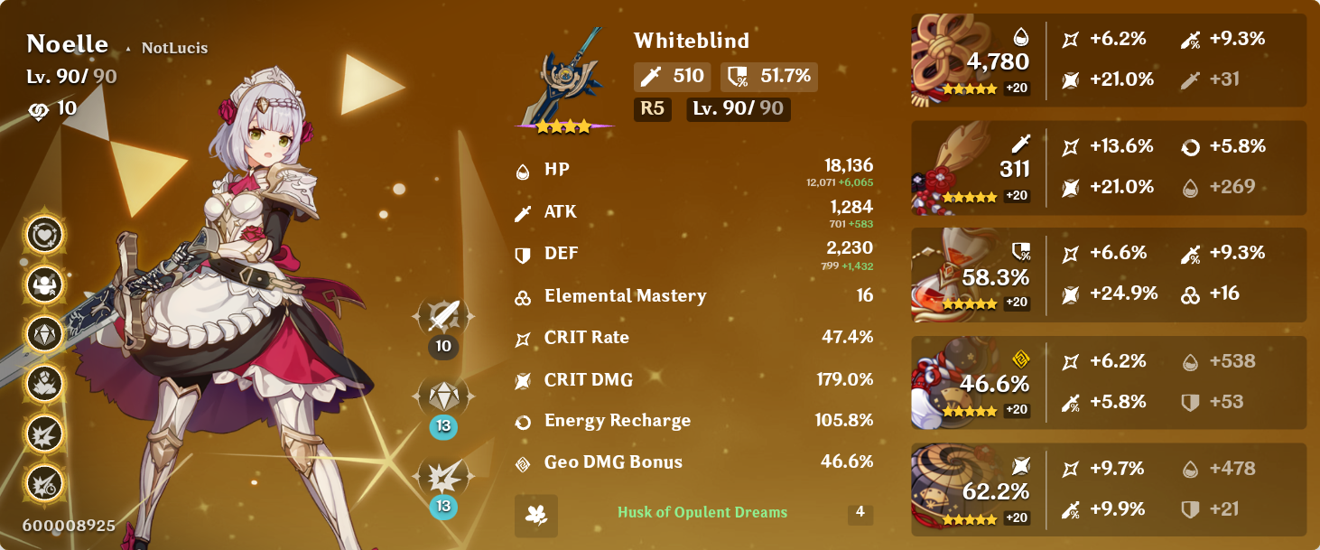 Noelle Build Genshin Impact | HoYoLAB