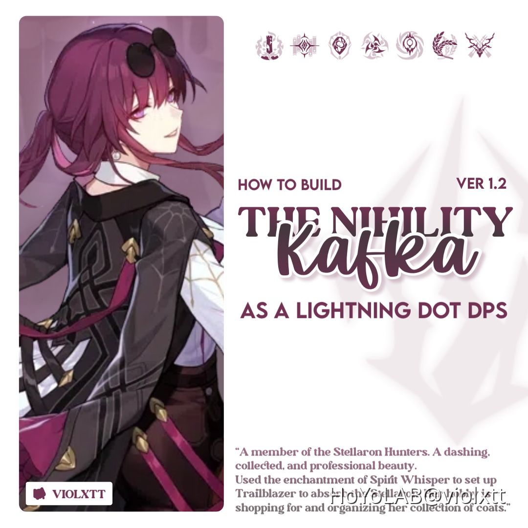 Kafka build - Lighting DoT DPS Honkai: Star Rail | HoYoLAB