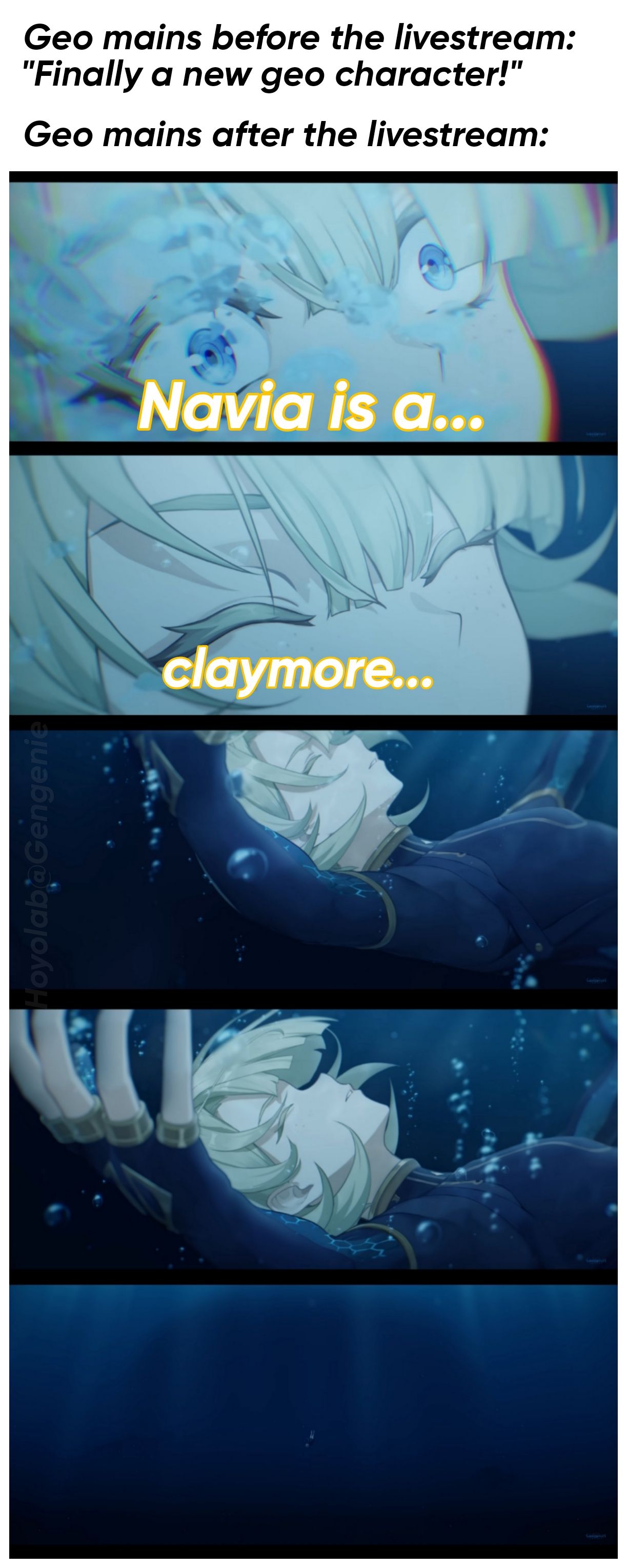 Navia you betrayed me! I was going to cheat on Itto for you! 😭 ...