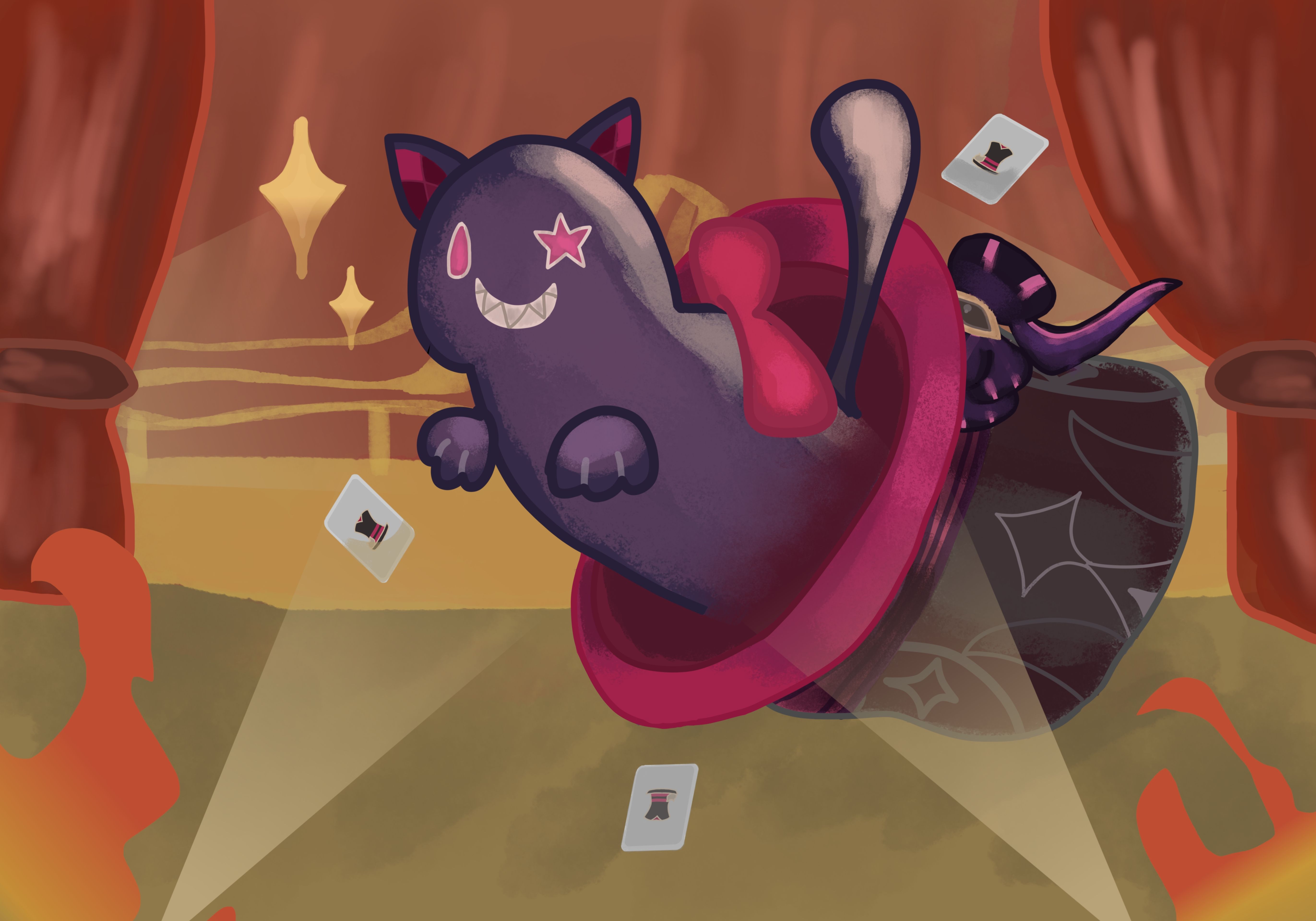 Lyney's Cat performance! Genshin Impact | HoYoLAB