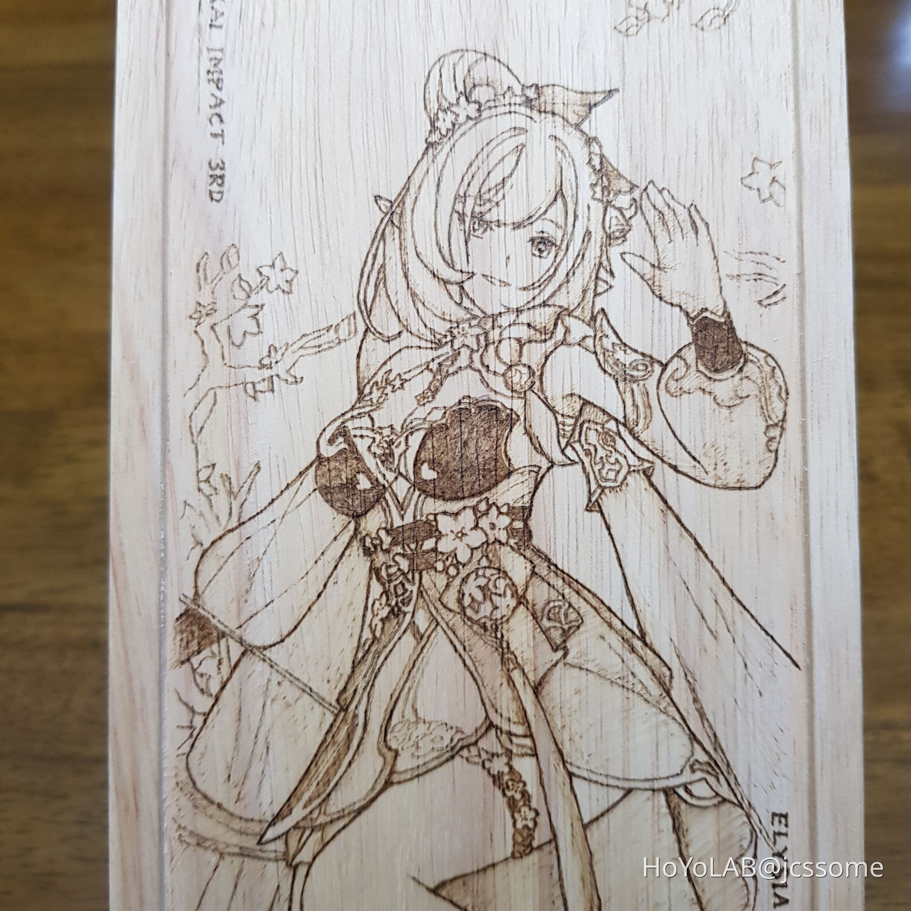(woodburning) Peachy Spring Honkai Impact 3rd | HoYoLAB