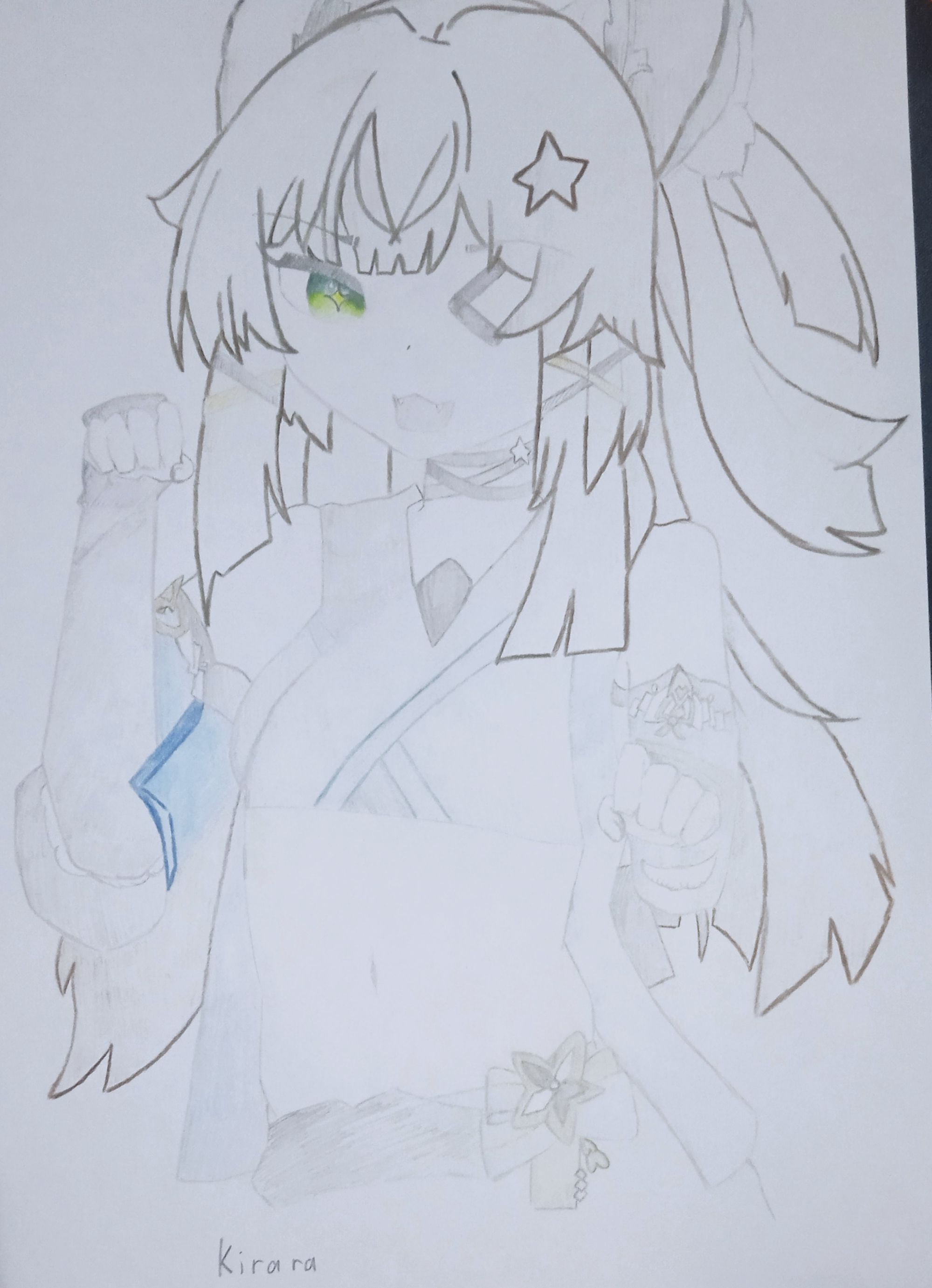 Drawing Kirara (Finished) Genshin Impact | HoYoLAB