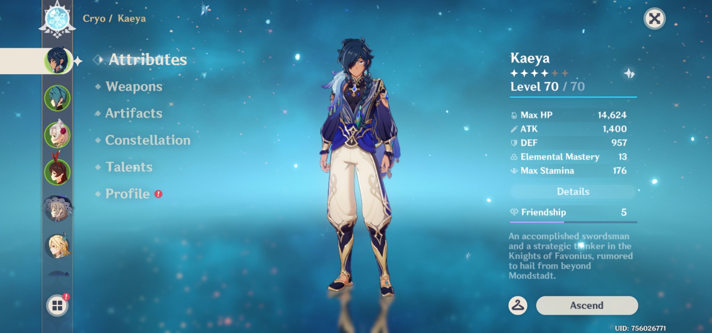 Is My Kaeya Build Okay? Genshin Impact | HoYoLAB