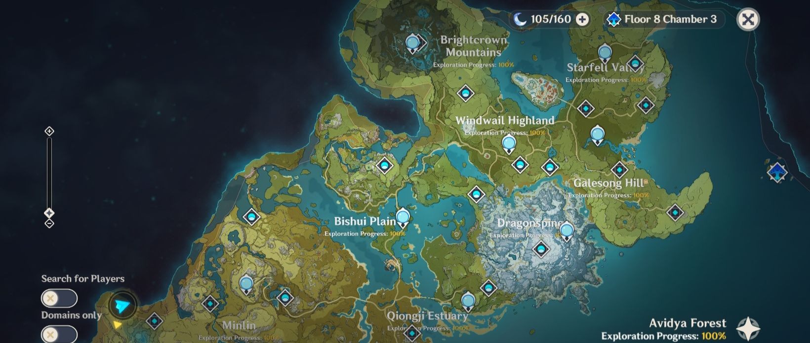 All map exploration 100% Genshin Impact | HoYoLAB