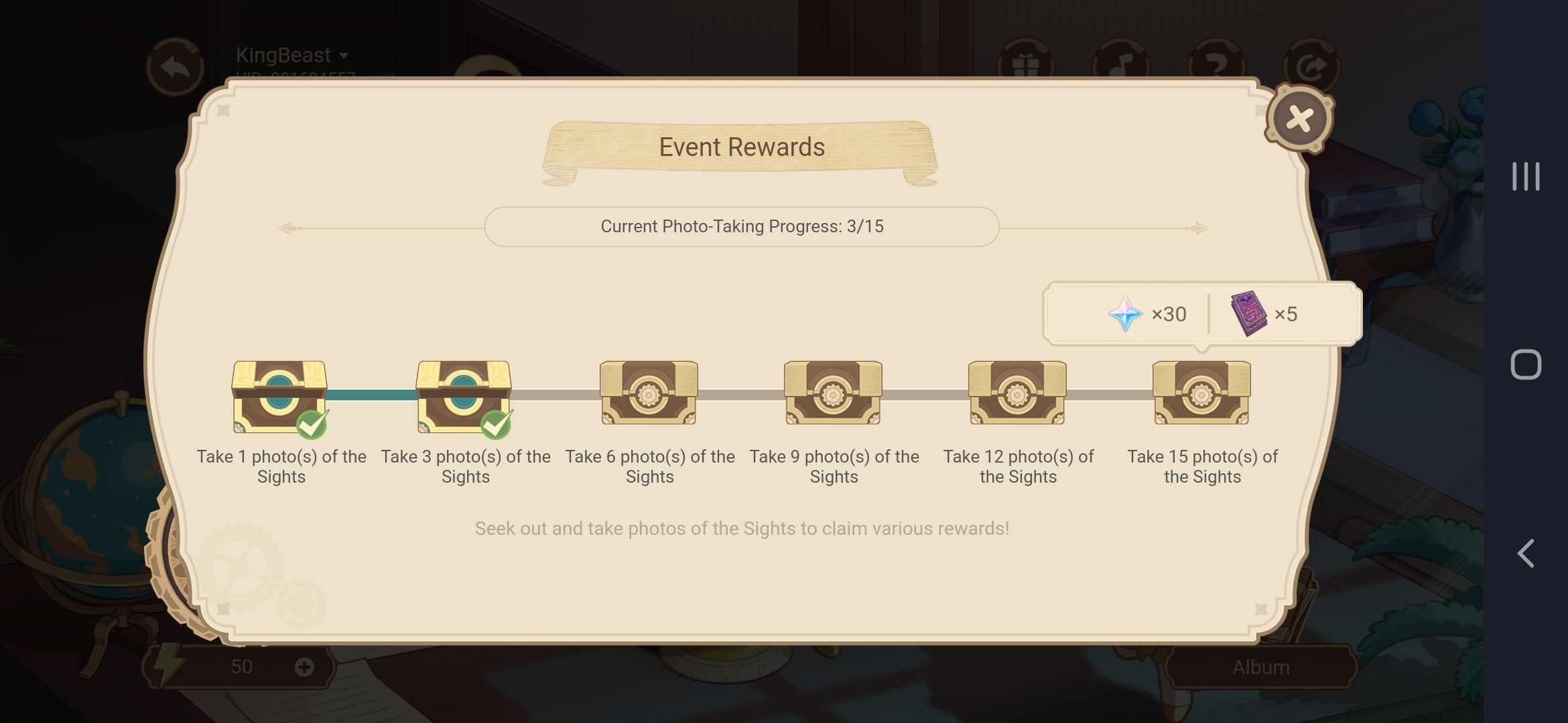 Get 120 Primos~ Genshin Impact | HoYoLAB