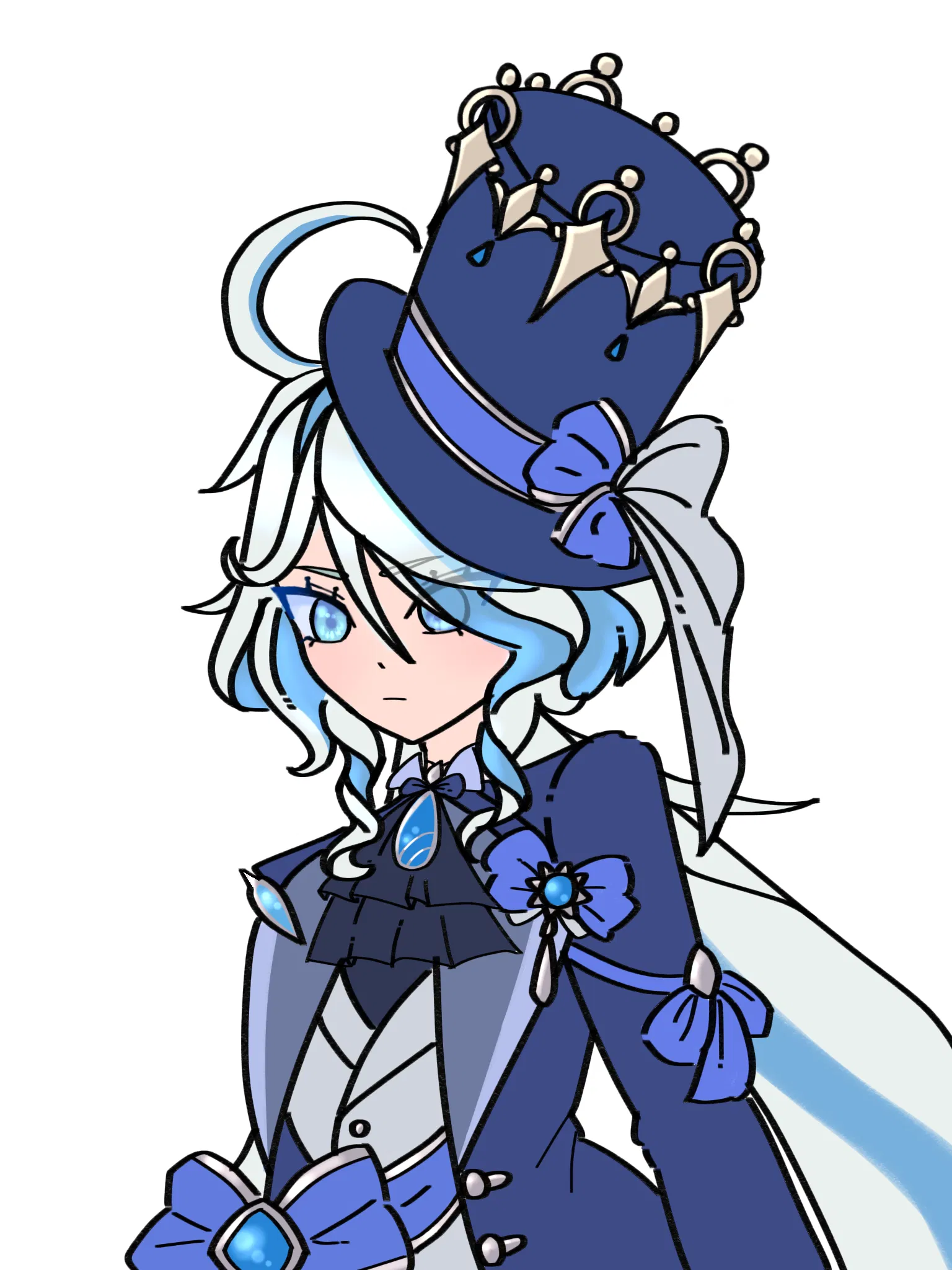 Furina ( old drawing ) Genshin Impact | HoYoLAB