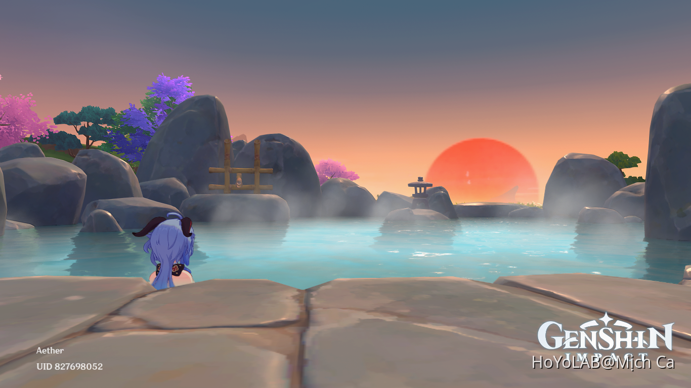 Hot Spring and chill~ Genshin Impact | HoYoLAB