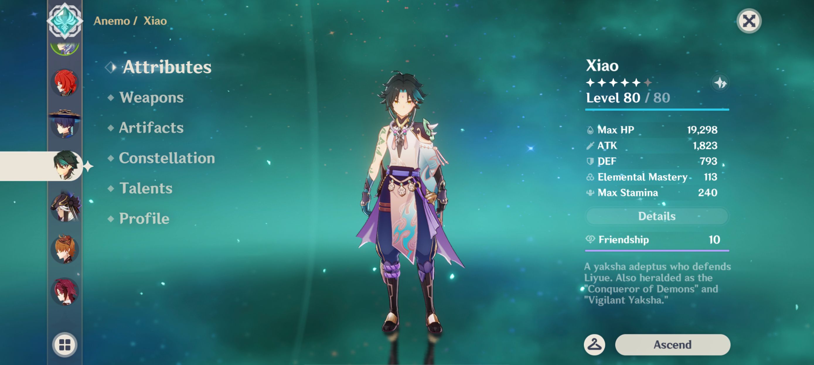 My Xiao build :) Genshin Impact | HoYoLAB