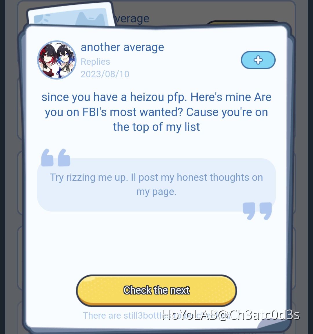 Rating People's Rizz Pt.2 | HoYoLAB