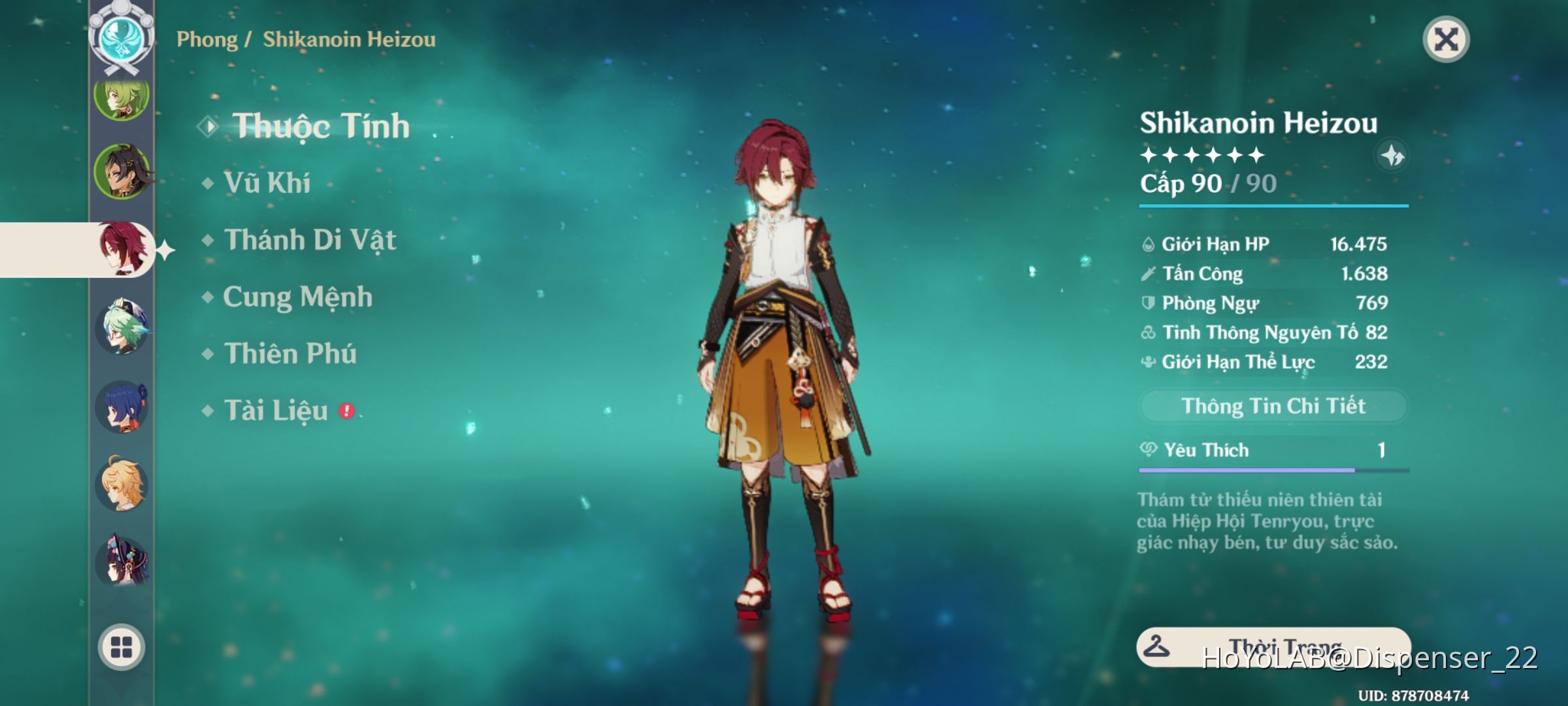 Heizu vậy đi la hoàn đc ko mn Genshin Impact | HoYoLAB