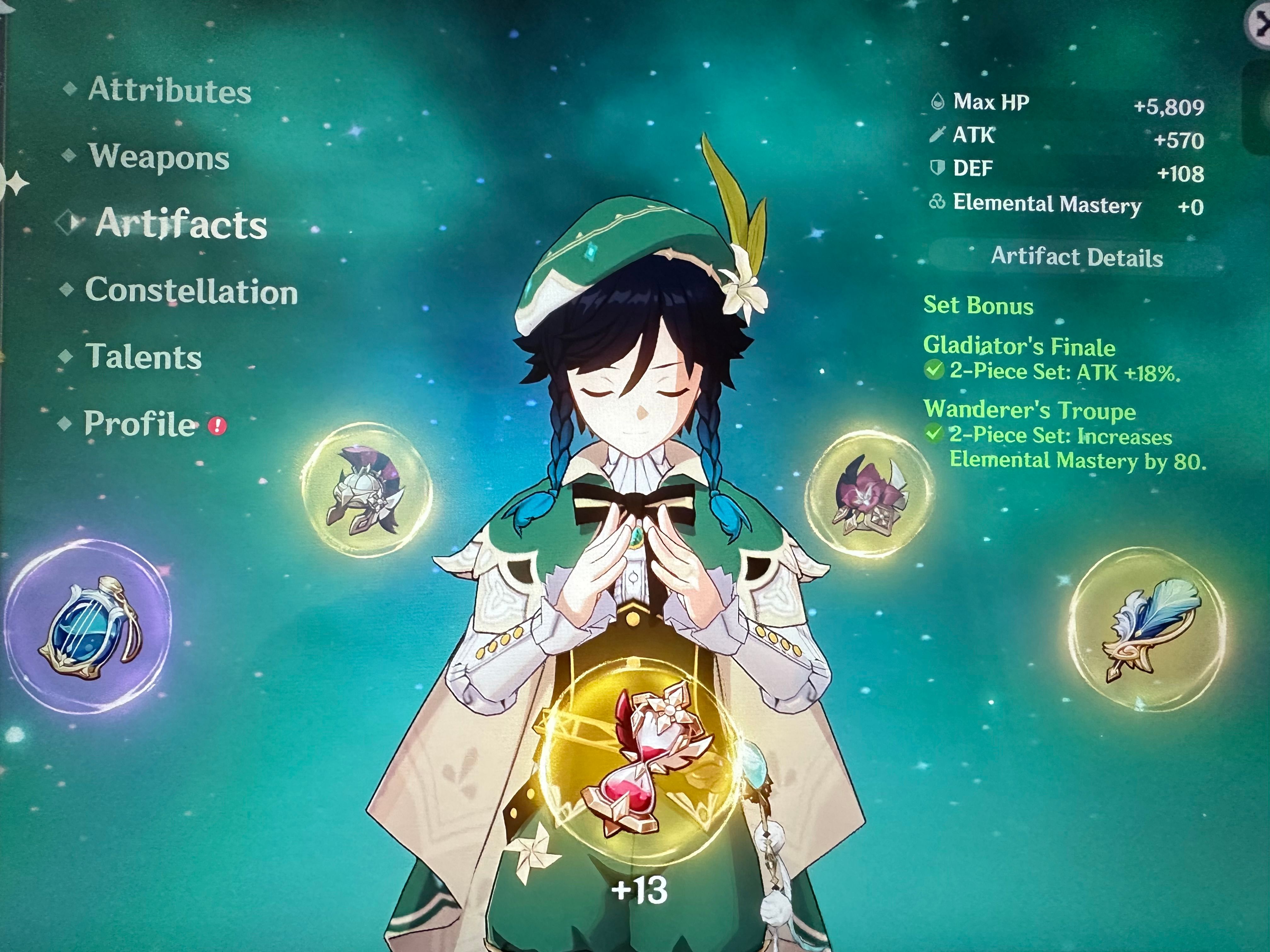 Trying to rebuild Venti- Genshin Impact | HoYoLAB