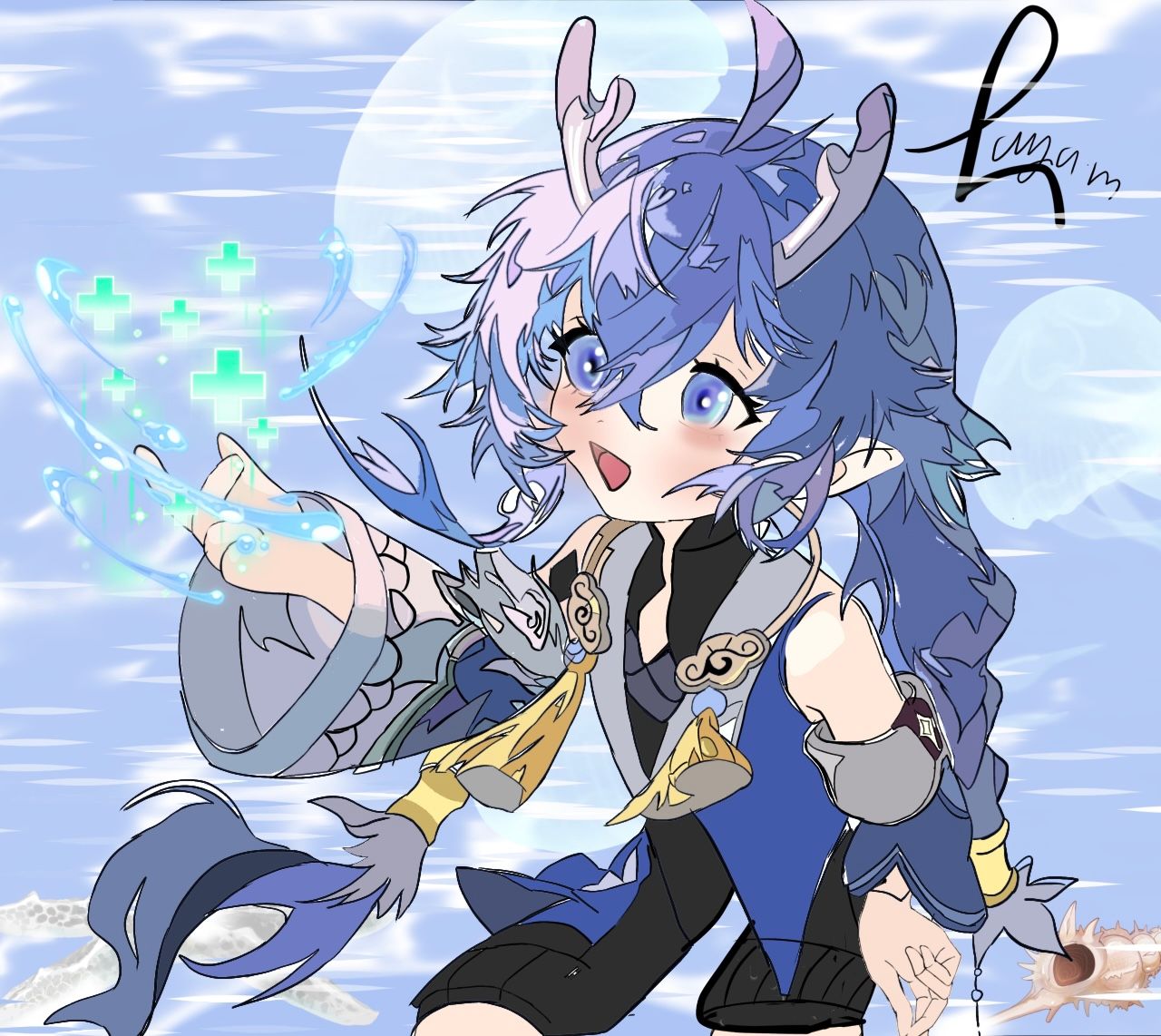 Bailu fanart Honkai: Star Rail | HoYoLAB