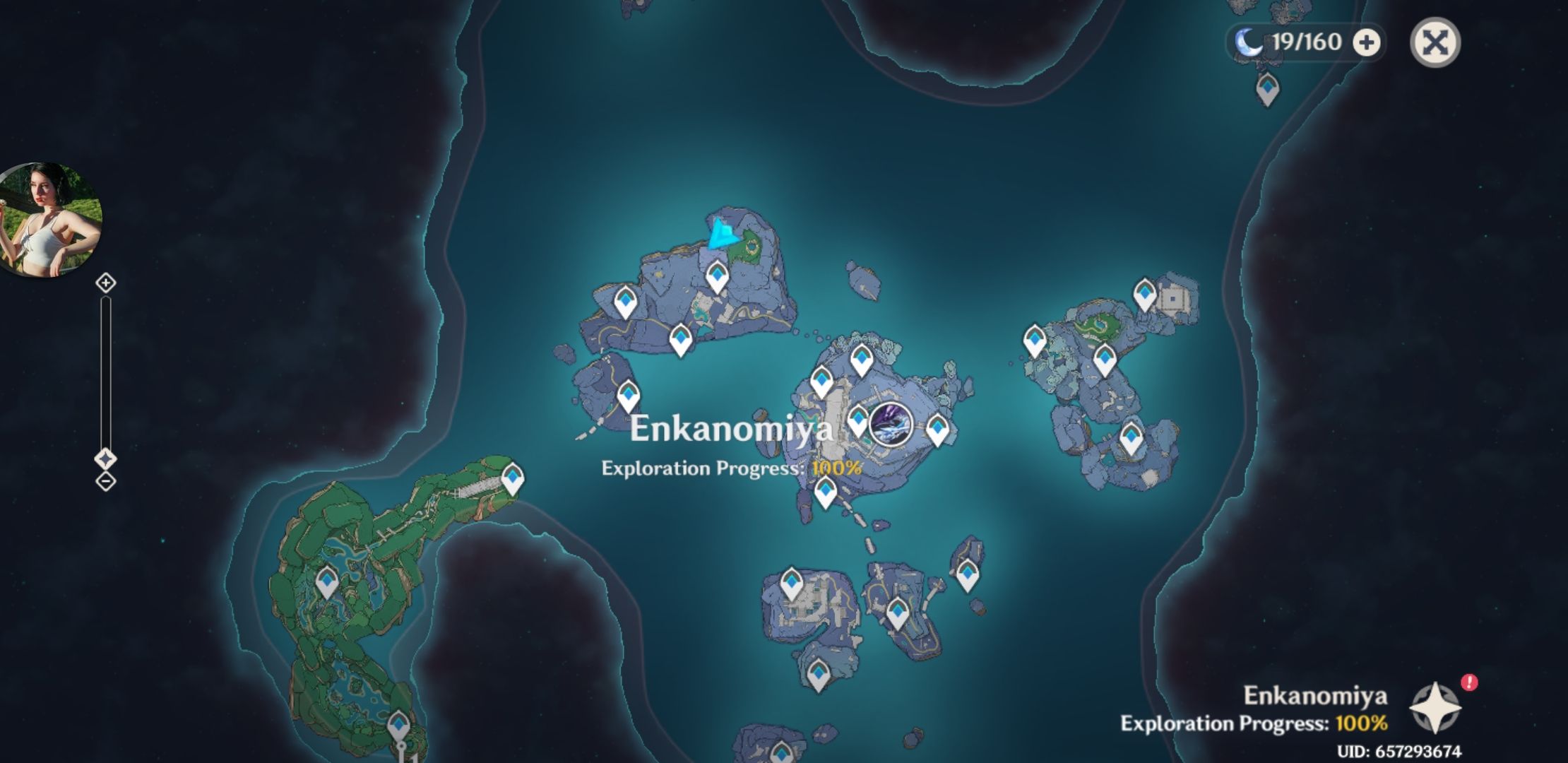 100% complete map progress Genshin Impact | HoYoLAB