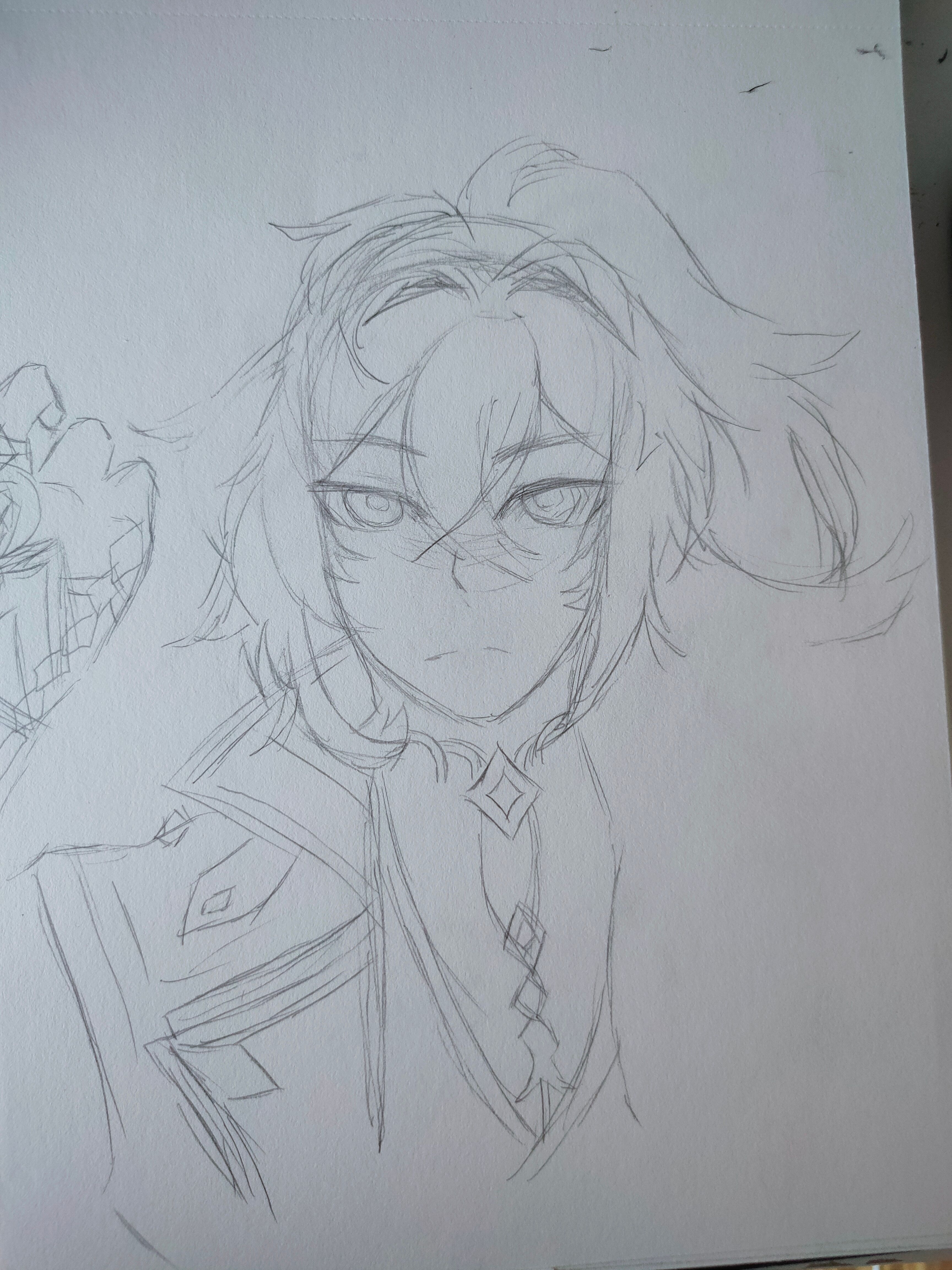 making a diluc drawing :) Genshin Impact | HoYoLAB