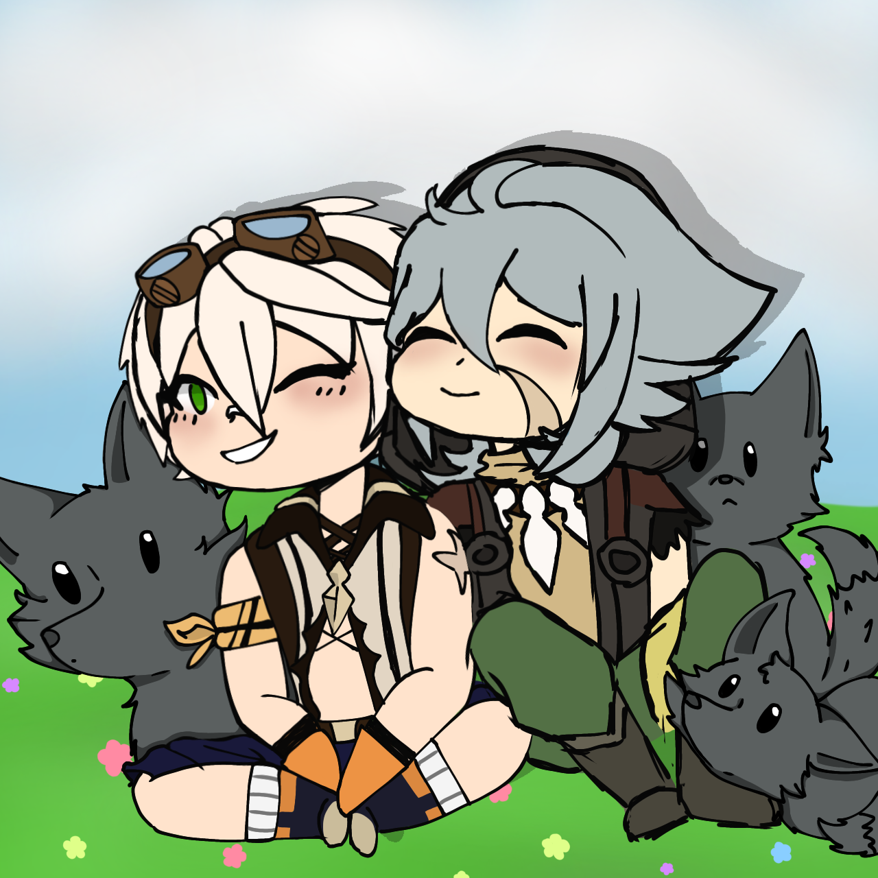 Bennett x Razor Drawing Genshin Impact | HoYoLAB