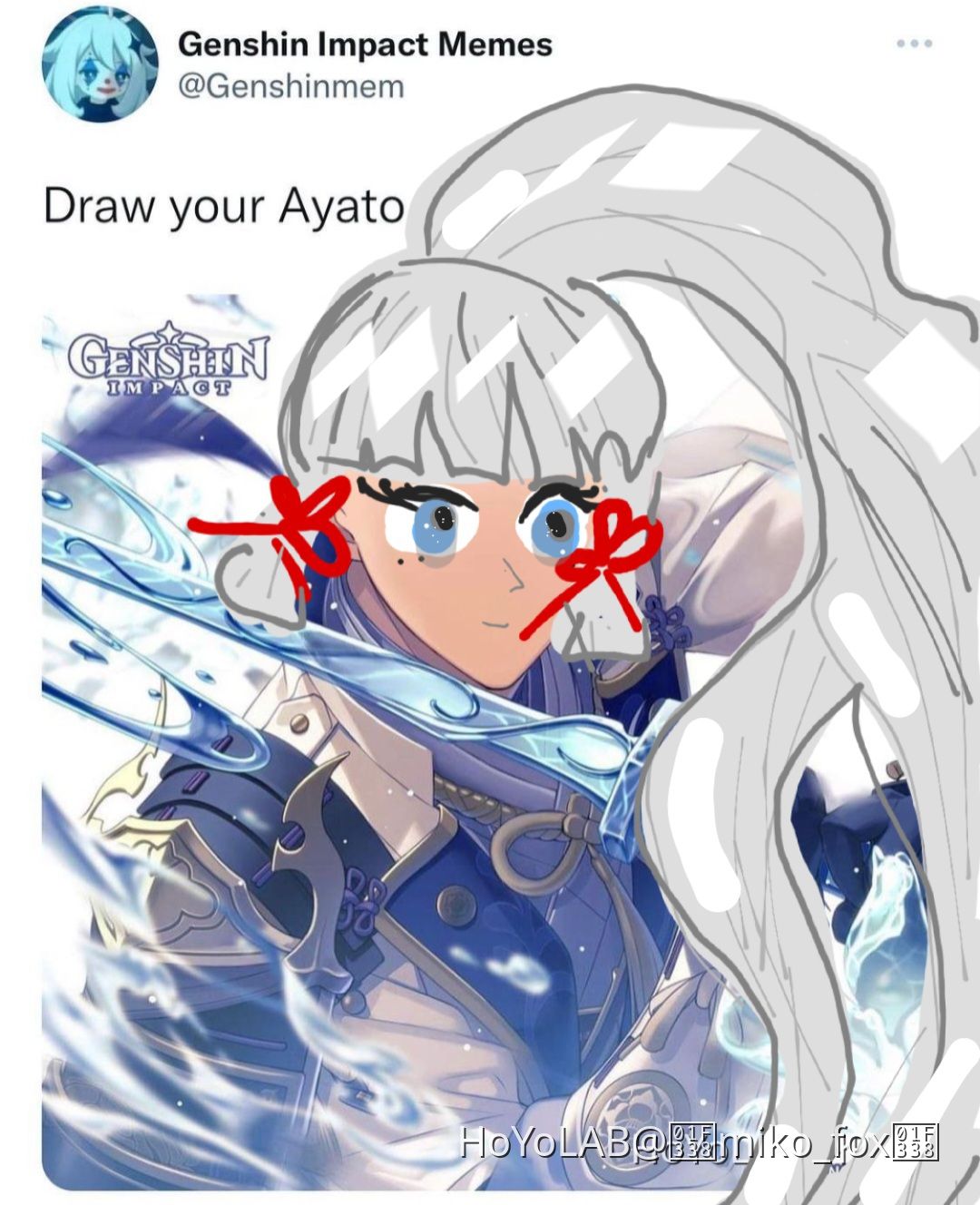 Draw your Ayato :) Genshin Impact | HoYoLAB