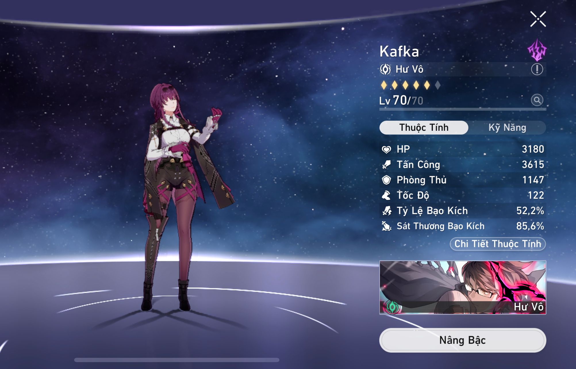 Hề hề ! Mình test Kafka full att (cầu lôi), kích phá, đi với Asta speed ...