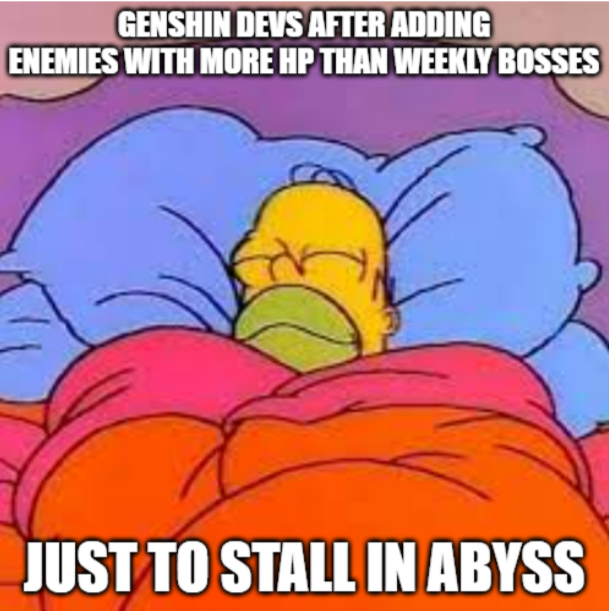 Made a meme about spiral abyss Genshin Impact | HoYoLAB