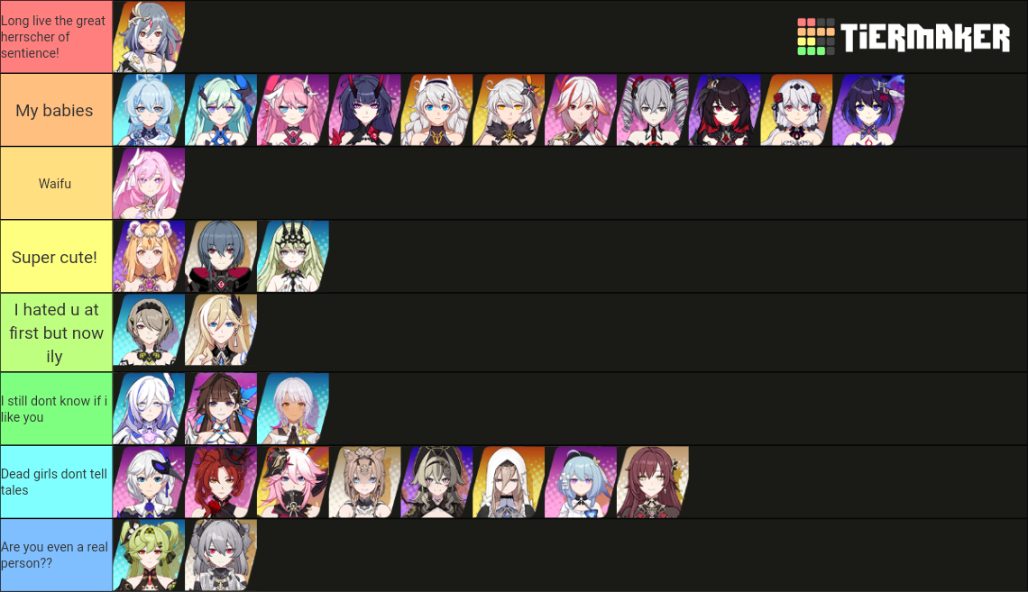 how much i like the honkai playable characters Honkai Impact 3rd | HoYoLAB