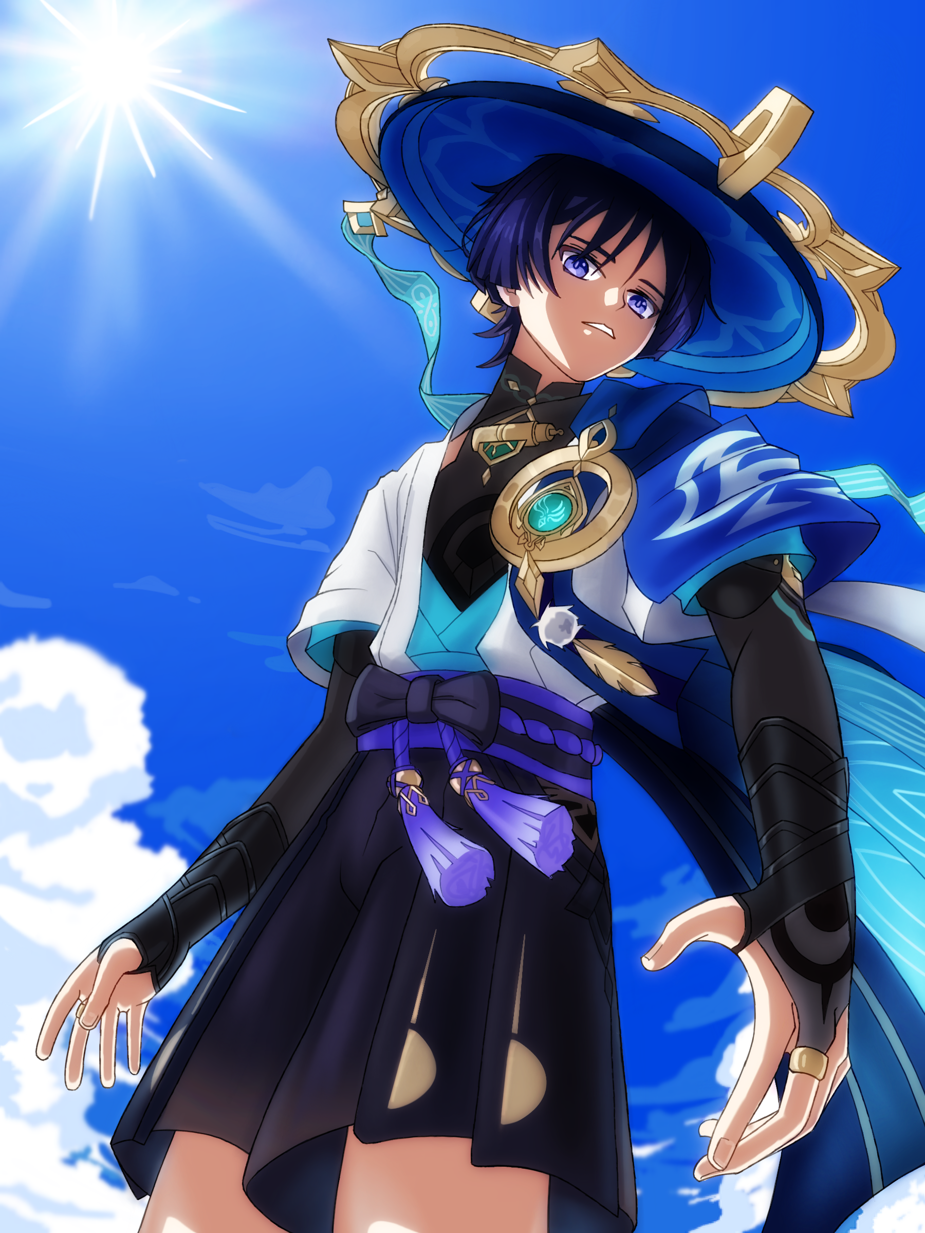 Wanderer fanart for the "Eons Adrift" fan art contest! Genshin Impact ...