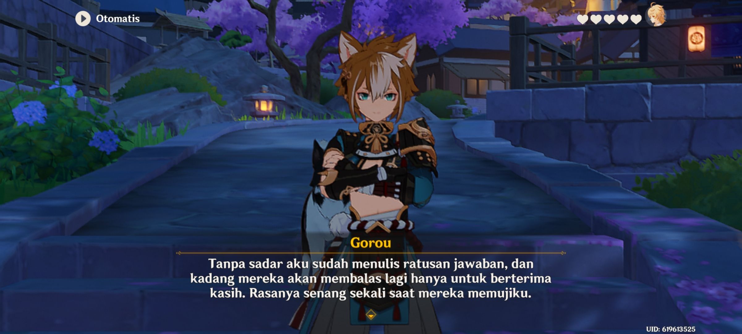 I was doing gorou story quest until this dog appear Genshin Impact ...