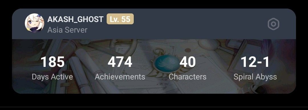 Playing for 6 months and got 8 5☆ characters also clear abyss 27 ...