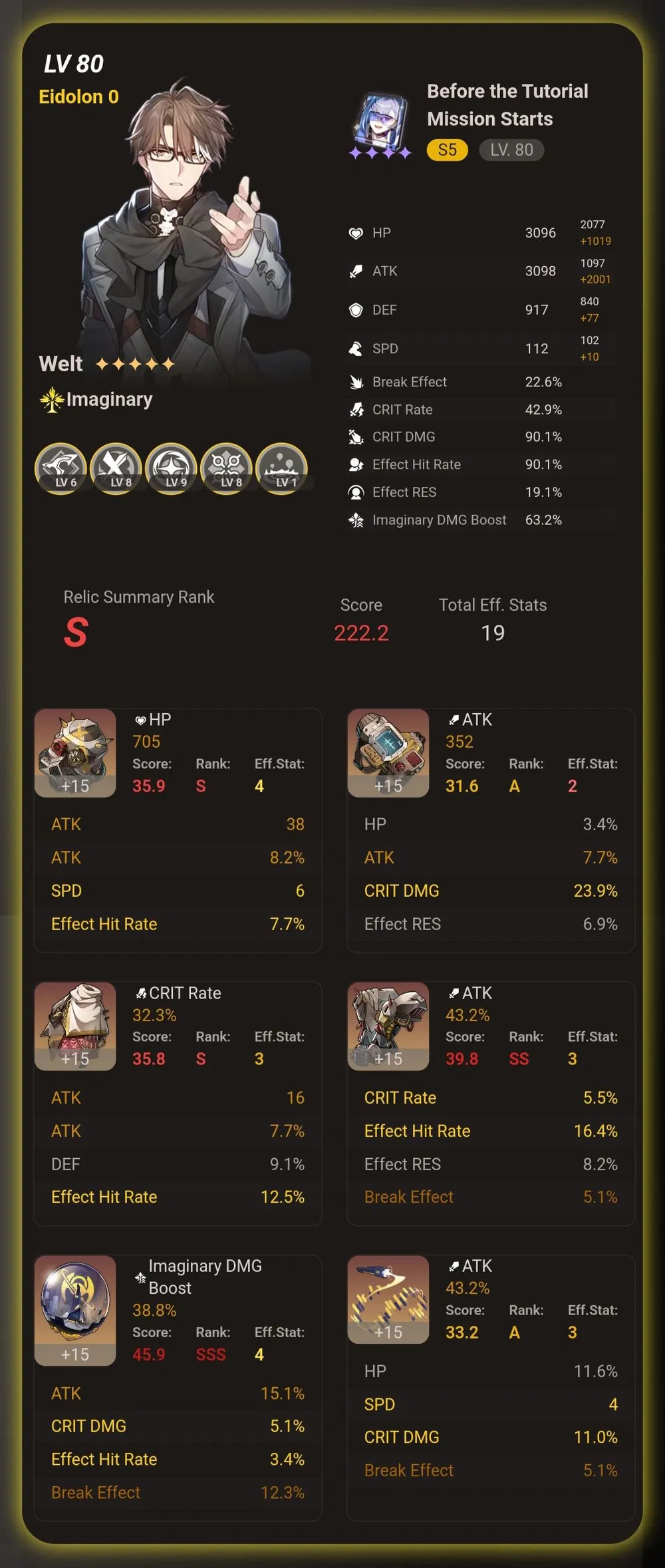 I Have All the Lightning Characters in HSR + Welt Build Honkai: Star ...