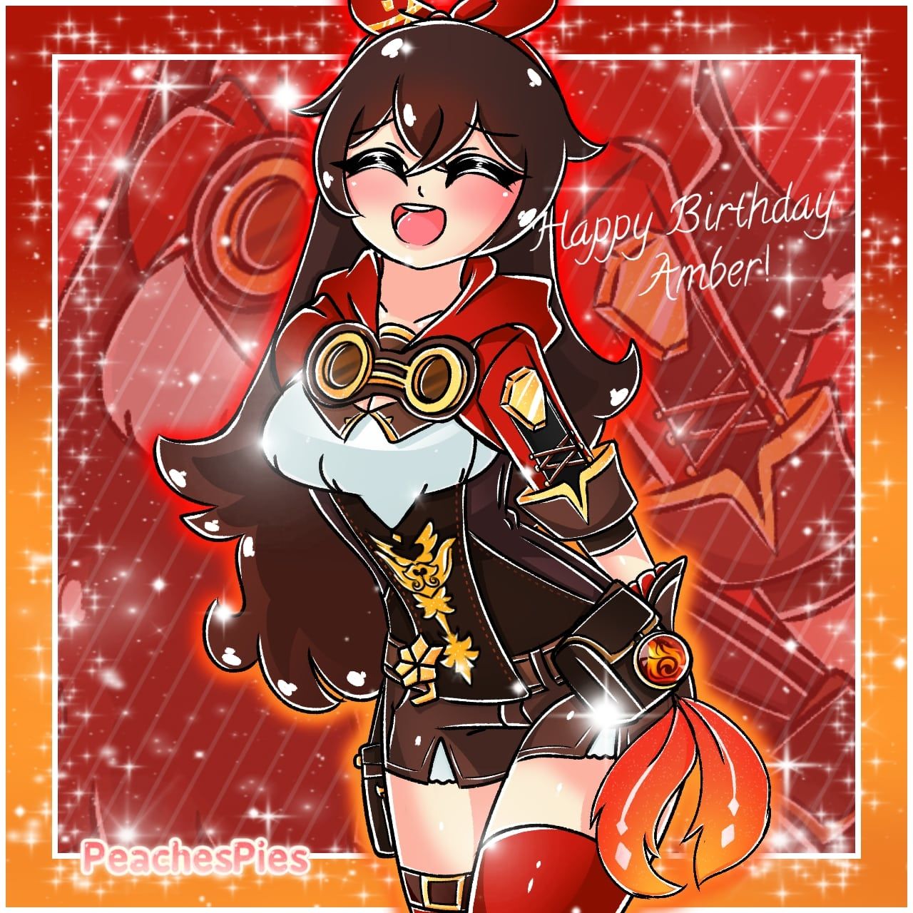(Late) Happy Birthday Amber! Genshin Impact | HoYoLAB