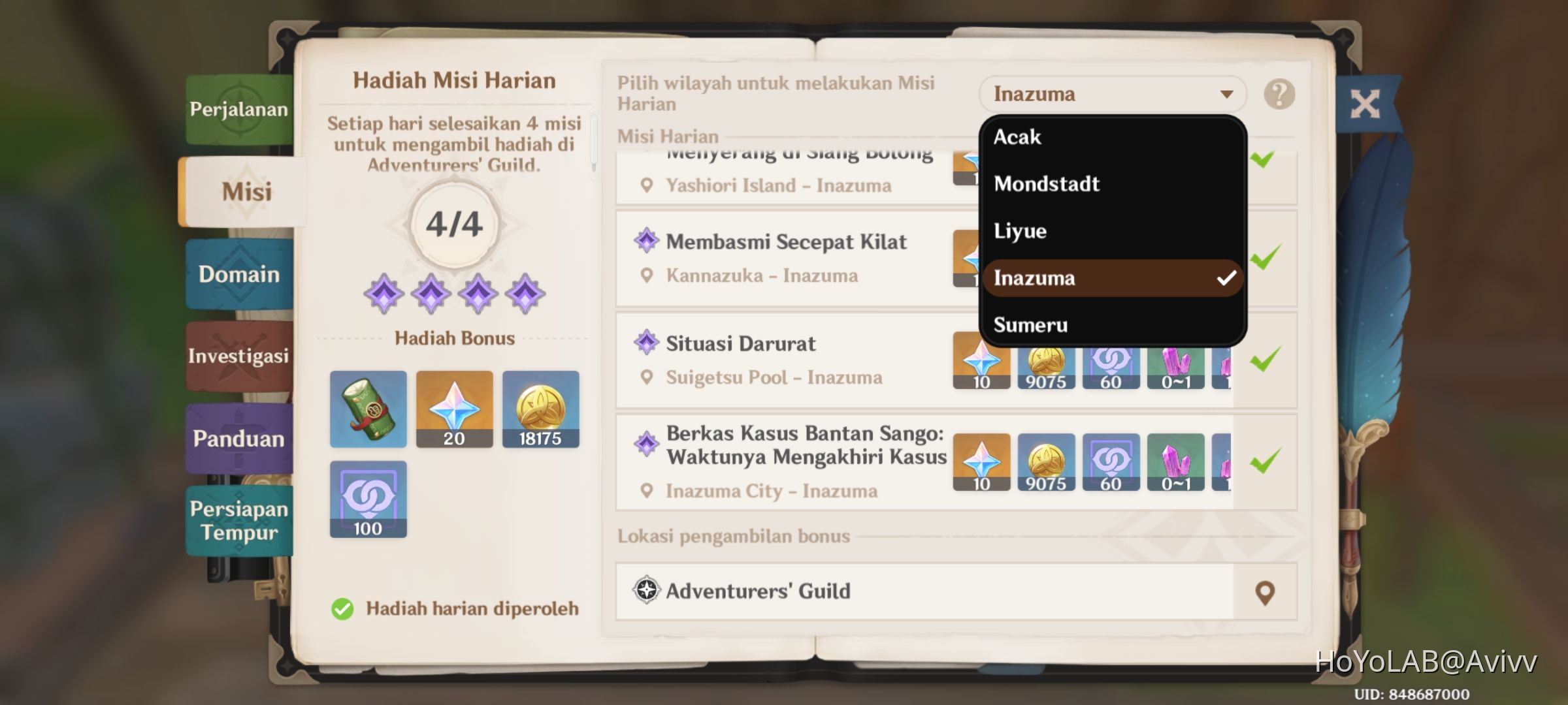 Pas 600 hari langsung menuju sumeru Genshin Impact | HoYoLAB