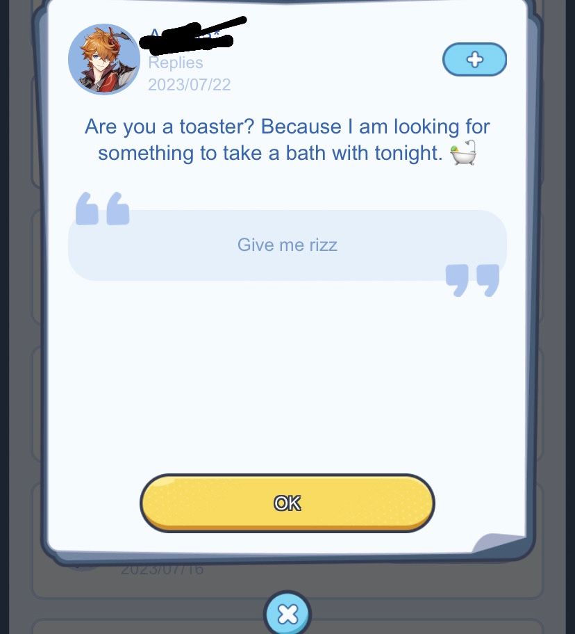 W rizz Genshin Impact | HoYoLAB