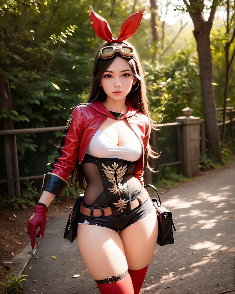 Amber - Realistic - Ai Art Genshin Impact | HoYoLAB