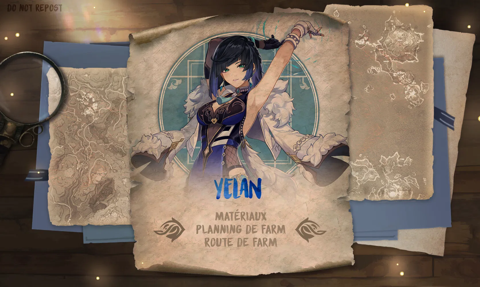 [Version 4.0] Yelan | Planning de Farm et Farming Route : Conques d ...