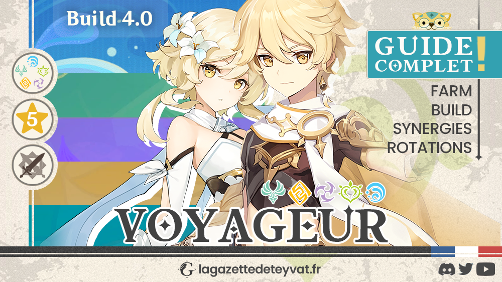 [Guides pour la version 4.0] Tous les éléments du Voyageur (Anémo, Géo, Électro, Dendro, Hydro ...