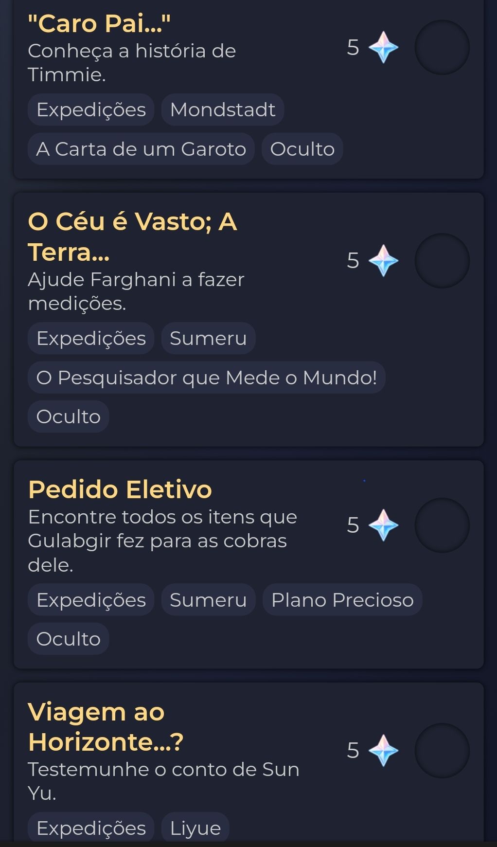 Finalmente 950 conquistas! Genshin Impact | HoYoLAB