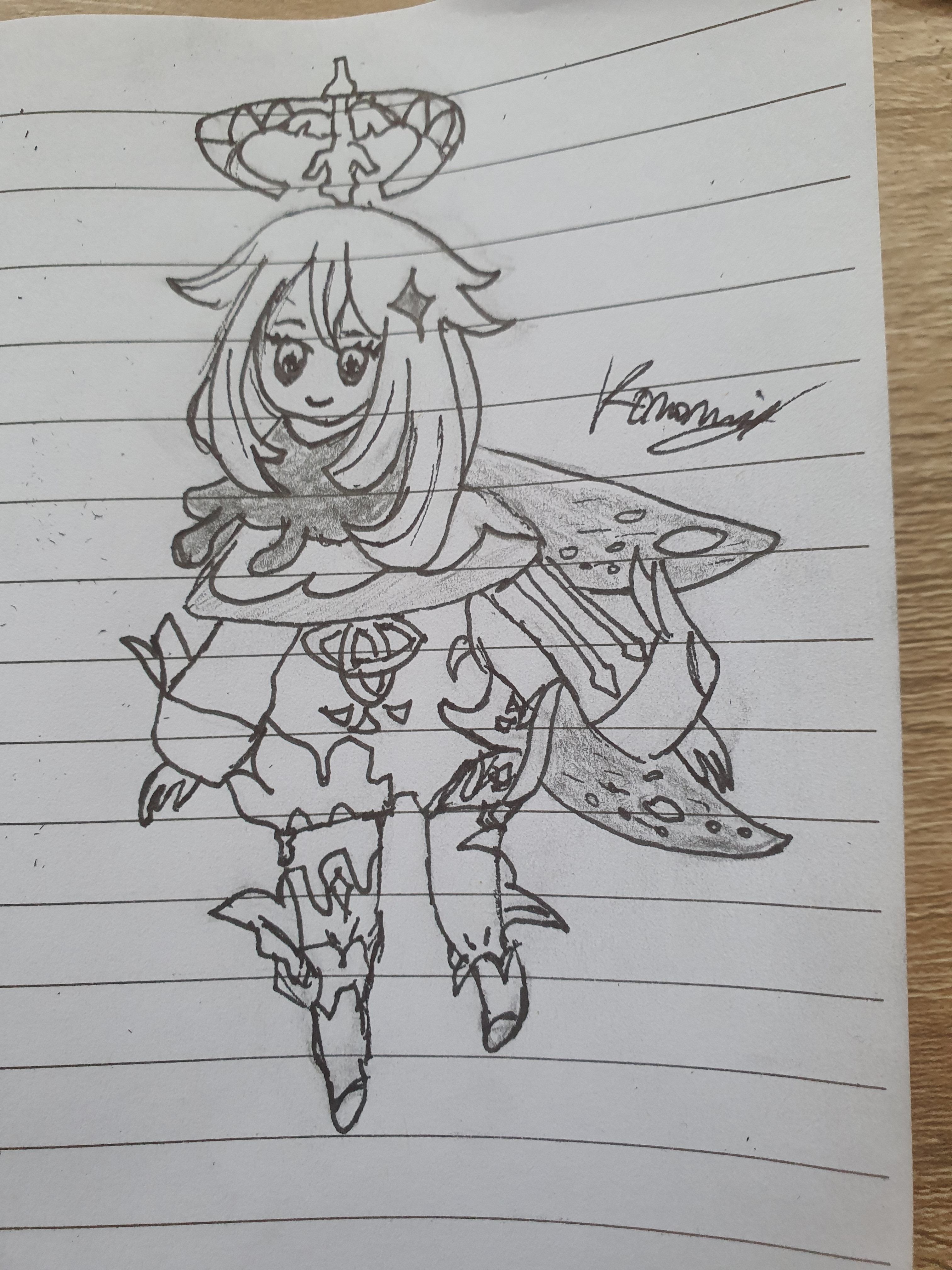 paimon drawing Genshin Impact | HoYoLAB