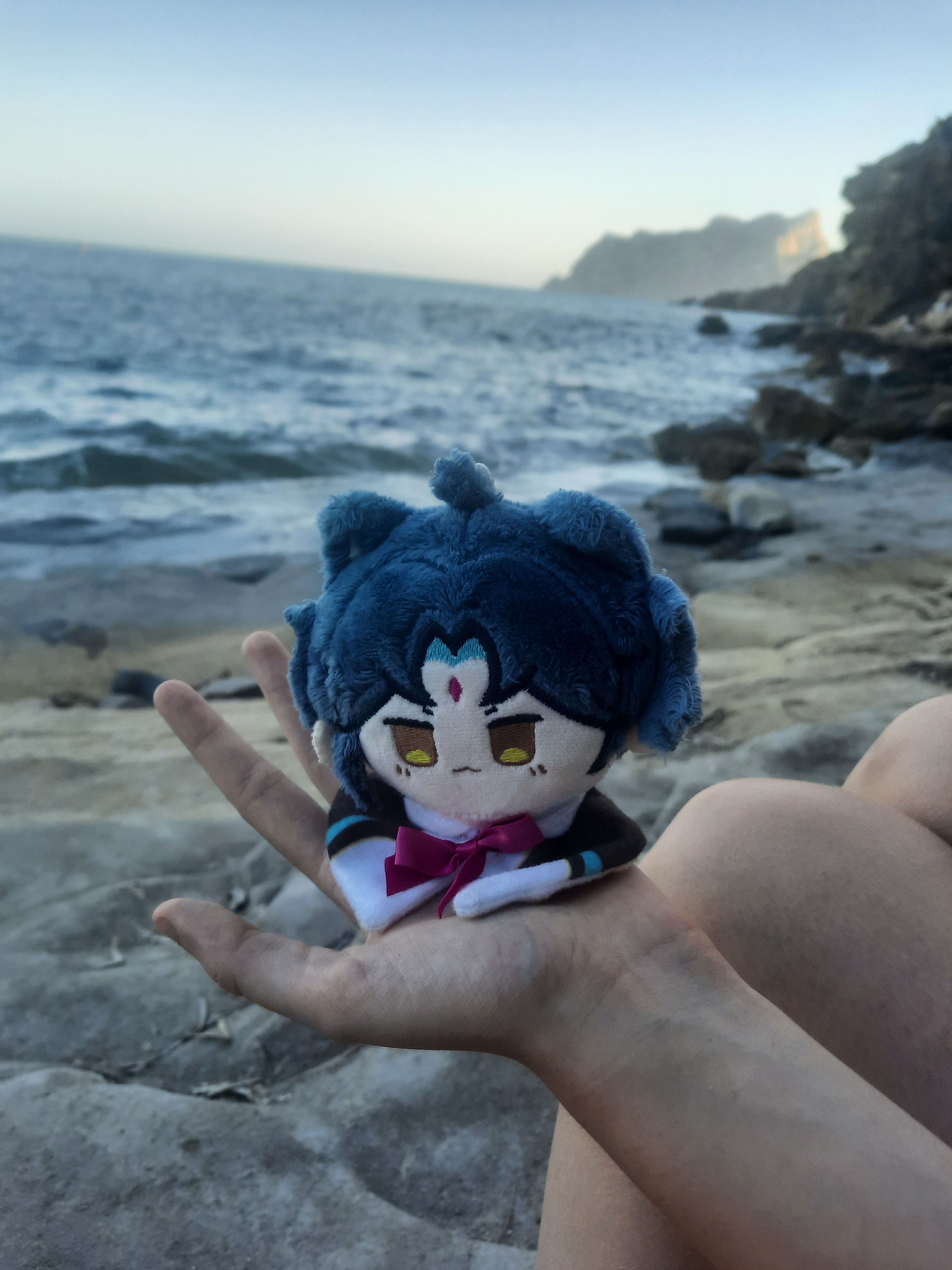 Nice time at the sea with mini Xiao Genshin Impact | HoYoLAB