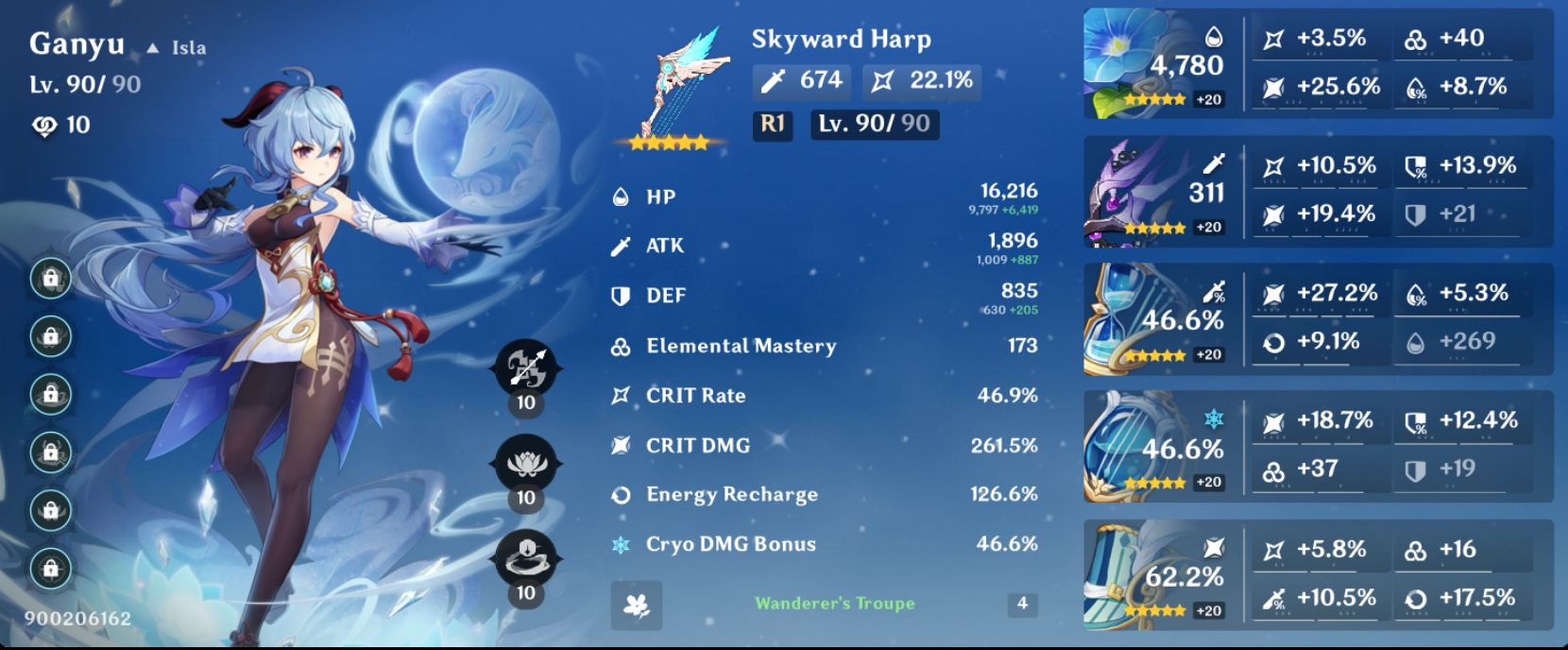 Ganyu build Genshin Impact | HoYoLAB