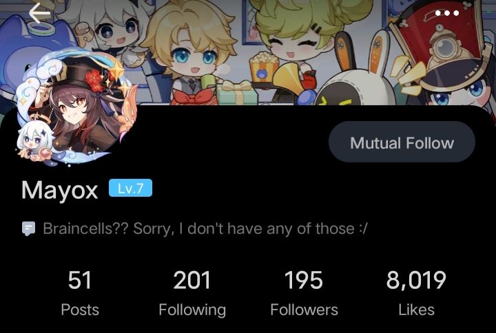 Follow @Mayox | HoYoLAB