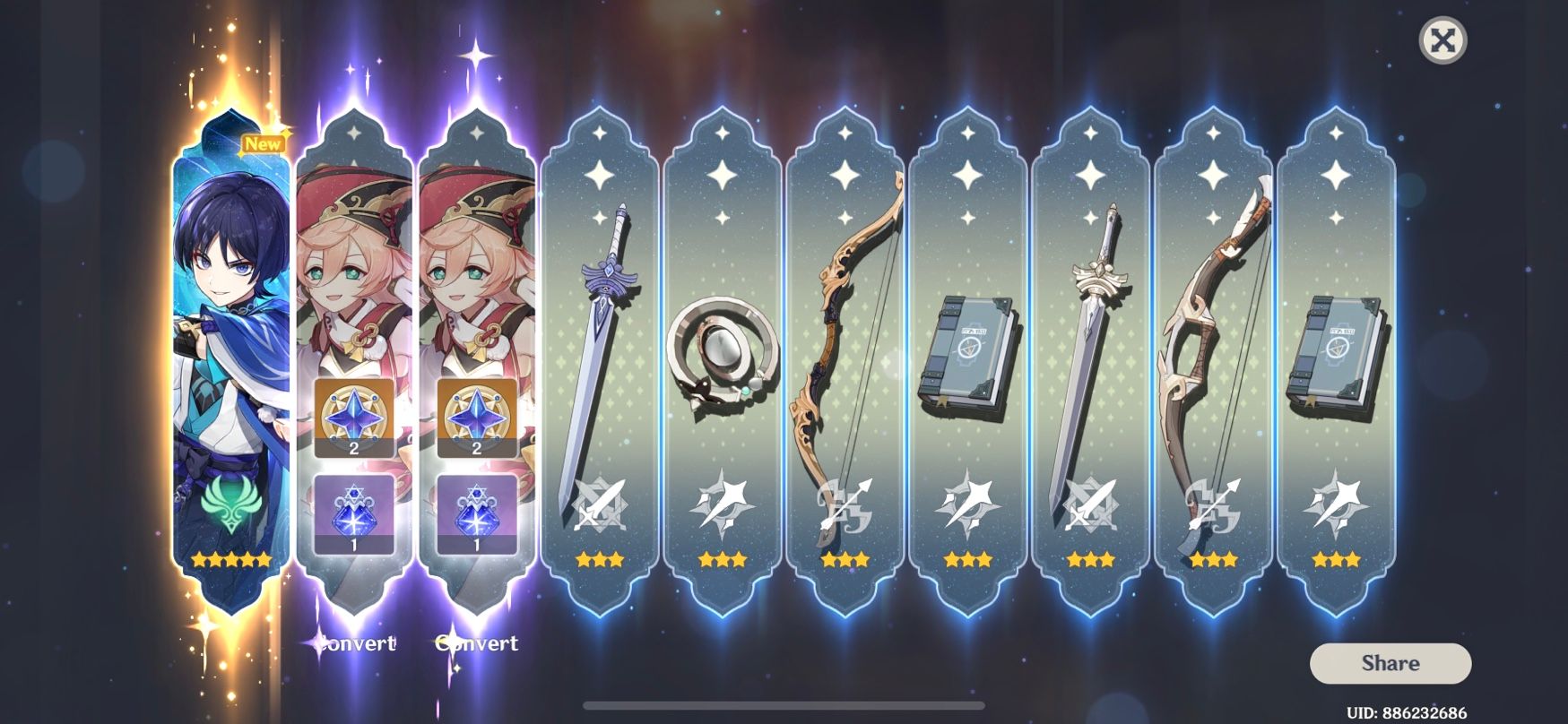 Wanderer lucky pull Genshin Impact | HoYoLAB