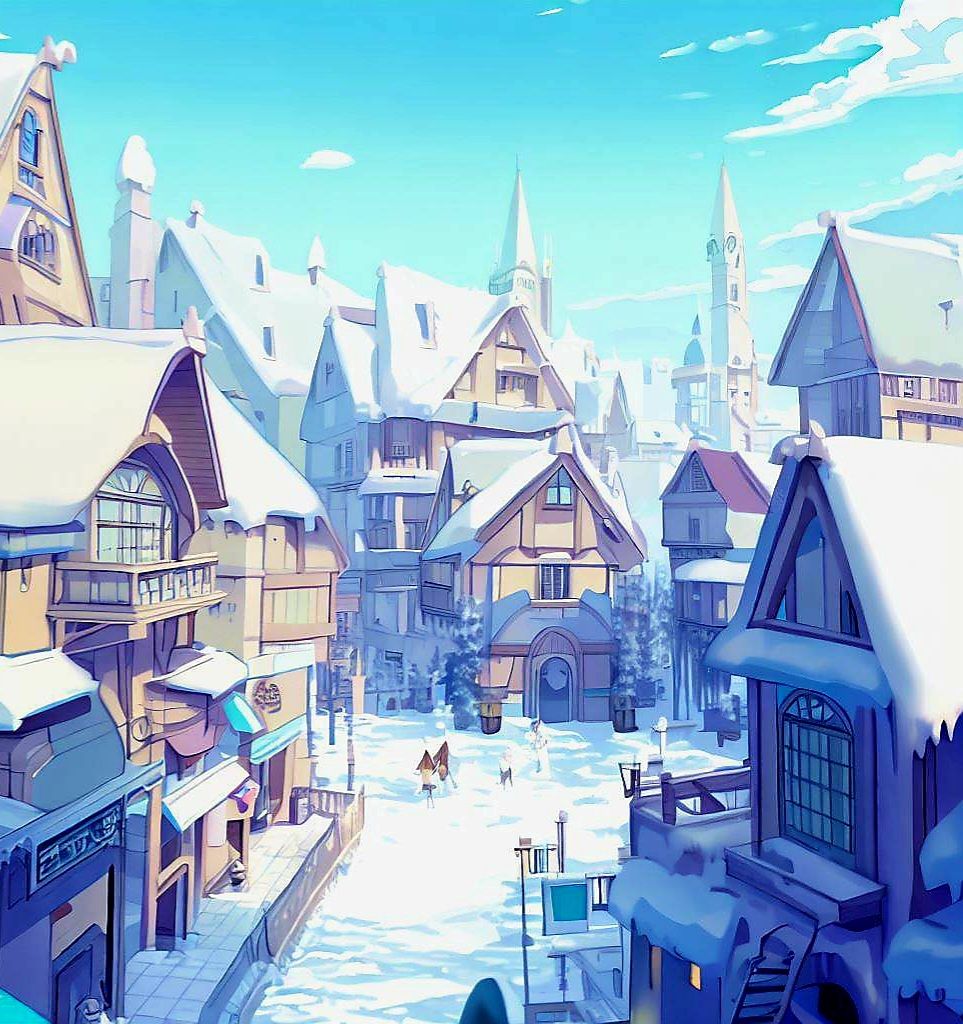 Snezhnaya town artwork Genshin Impact | HoYoLAB