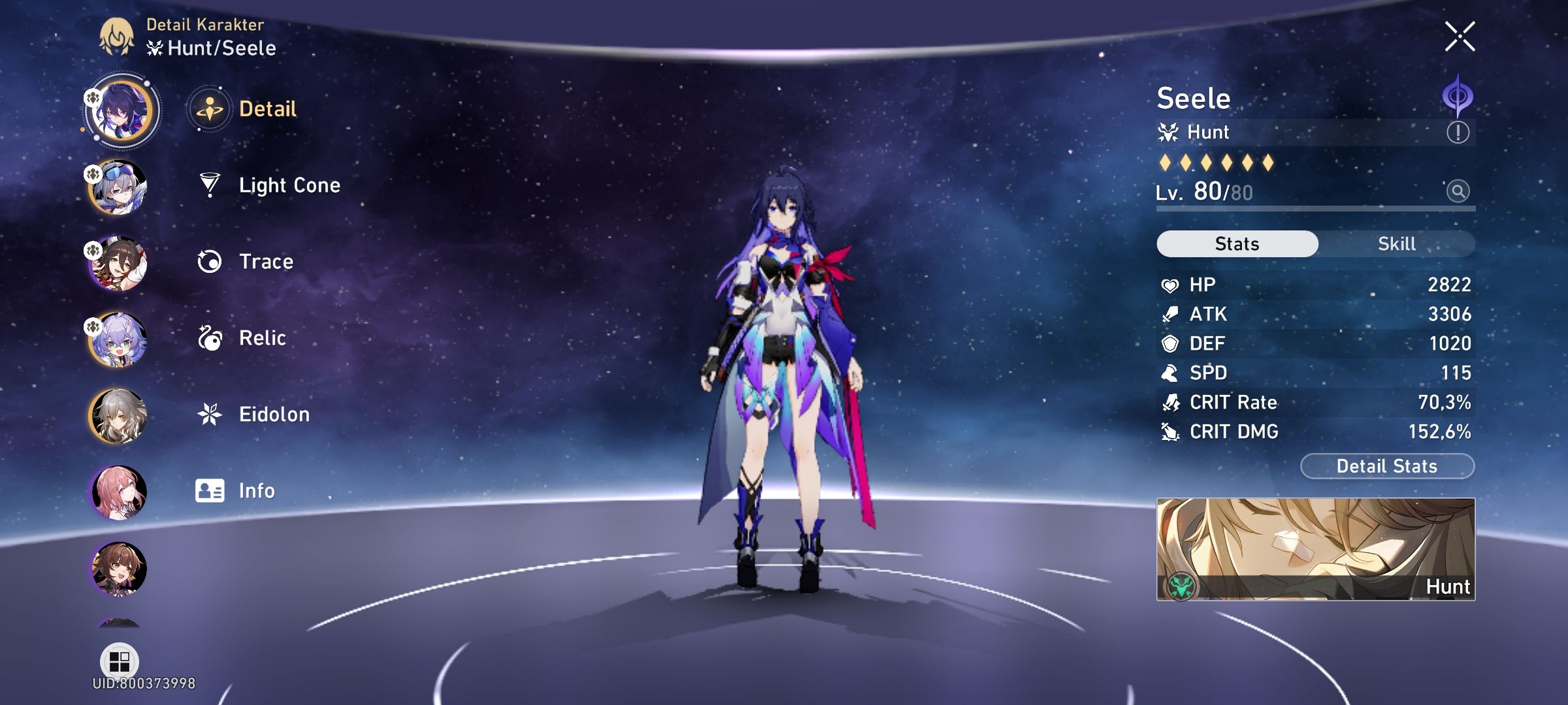 Seele build ga niat🗿 Honkai: Star Rail | HoYoLAB