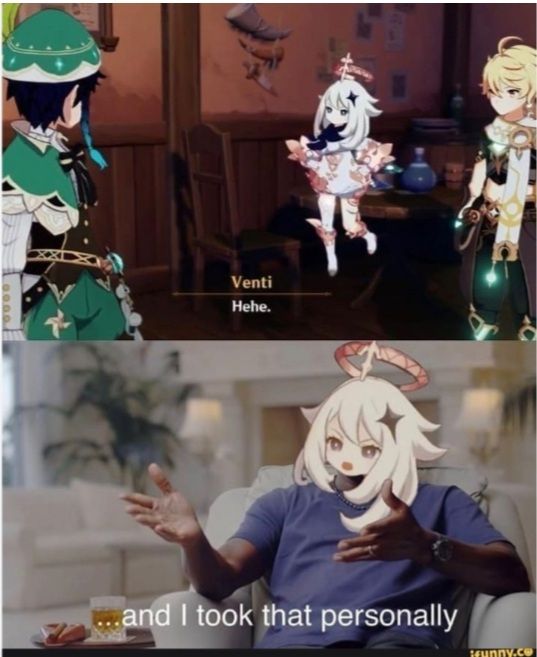 Paimon took that personally (venti meme) Genshin Impact | HoYoLAB